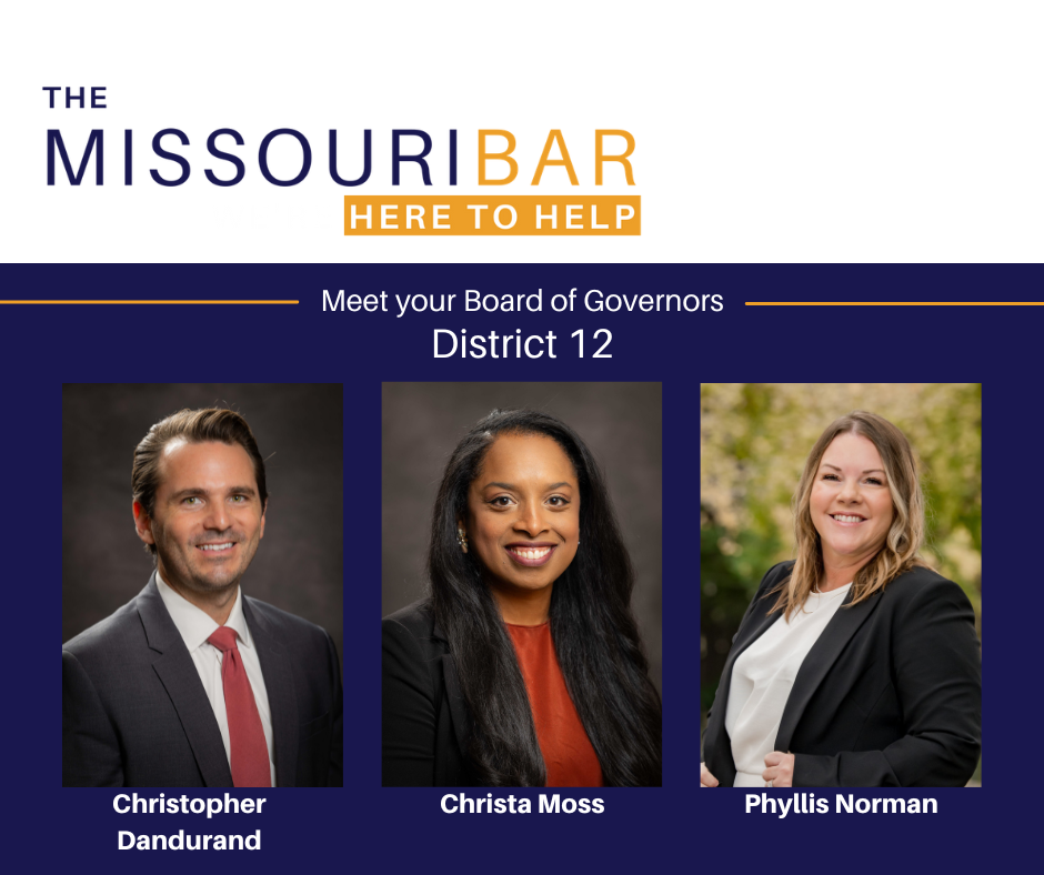 Meet your new Board of Governors: District 12