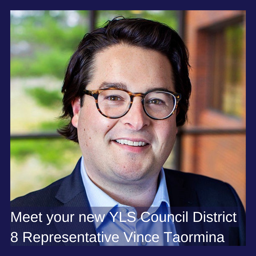 Meet your new YLS Council representative: Vince Taormina, District 8