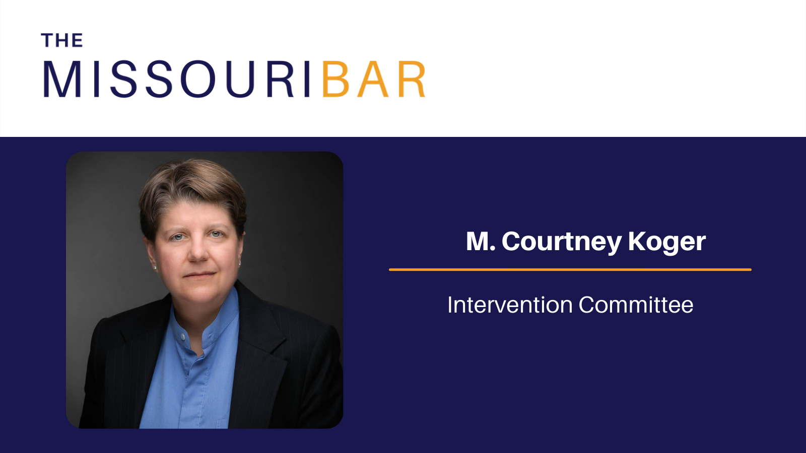 M. Courtney Koger reappointed to Intervention Committee