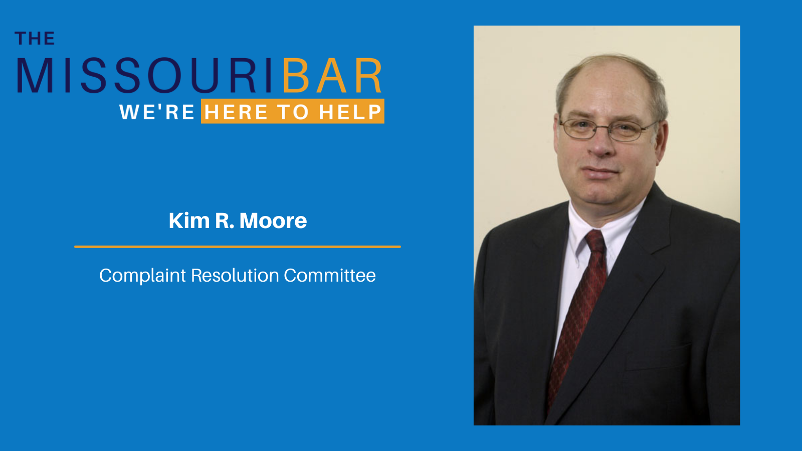Kim R. Moore reappointed to Complaint Resolution Committee