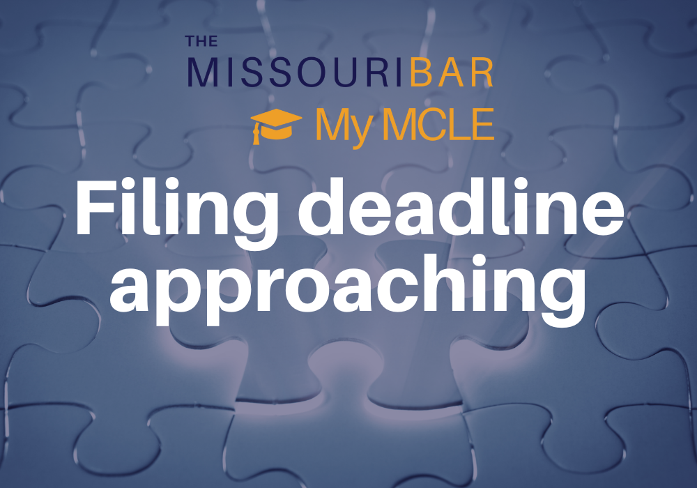 Unable to complete your CLE credits? File a deficiency plan by July 31