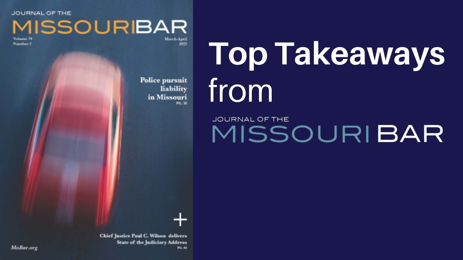 Top Takeaways from the Journal of The Missouri Bar - March/April 2023