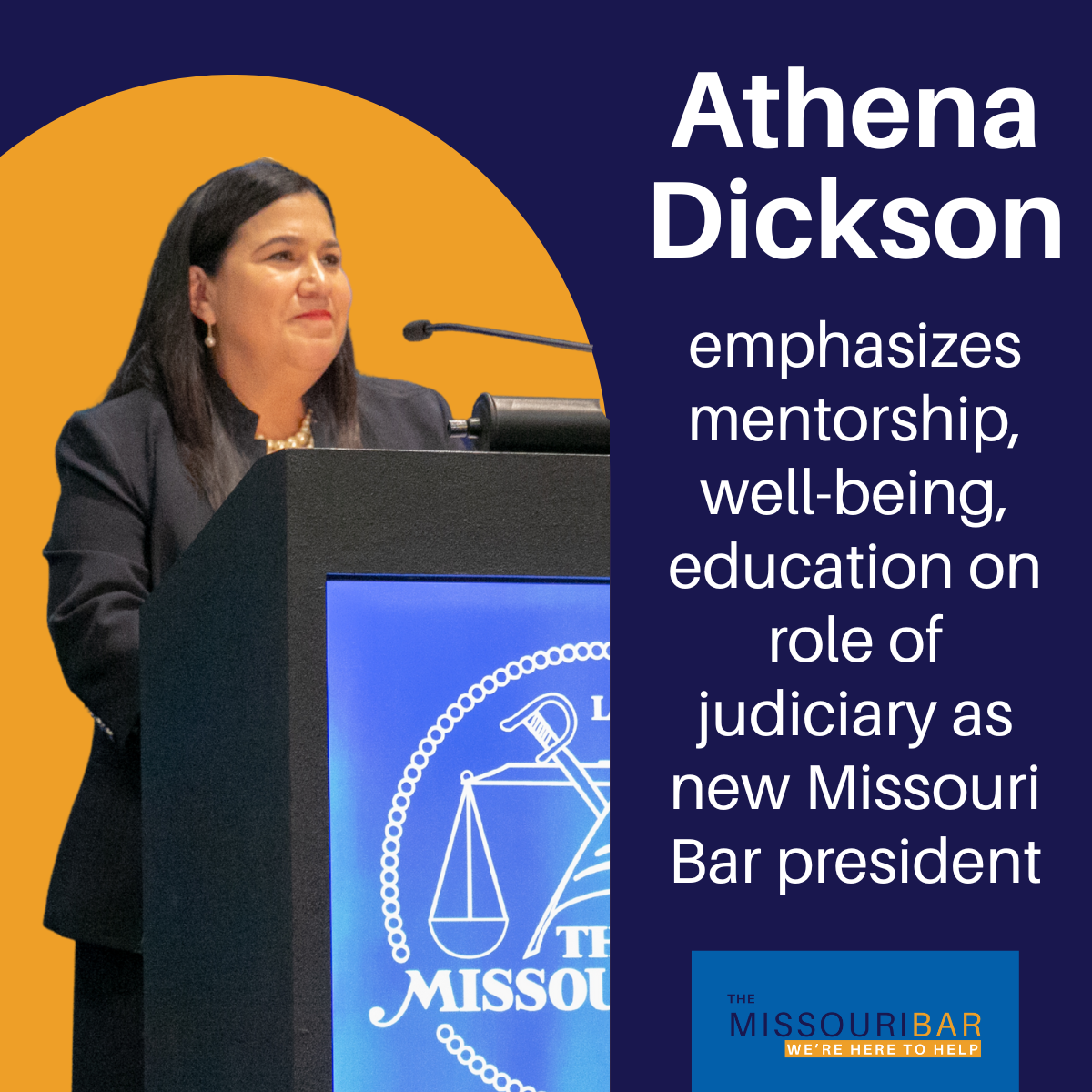 Athena Dickson emphasizes mentorship, well-being, education on role of judiciary as new Missouri ...