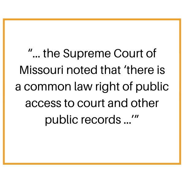 The short life and death of Missouri's witness, victim redaction ...