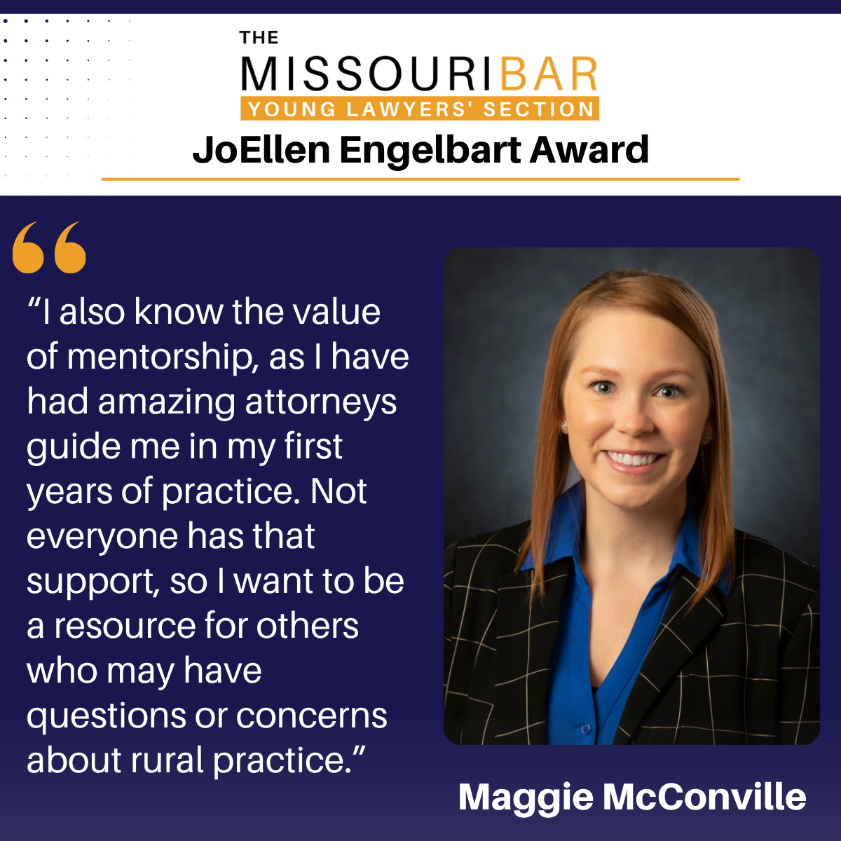 Maggie McConville honored with YLS JoEllen Engelbart Award