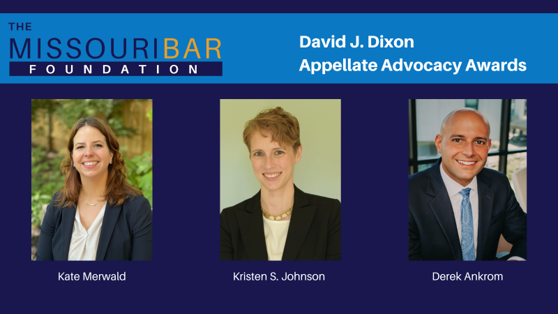 2022 Appellate Advocacy Award recognizes three young lawyers