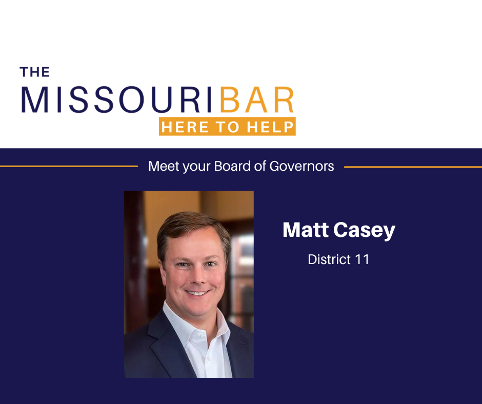 Meet your new Board of Governors: Matt Casey