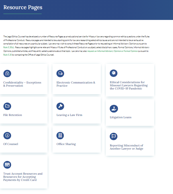 Office of Legal Ethics Counsel launches updated website