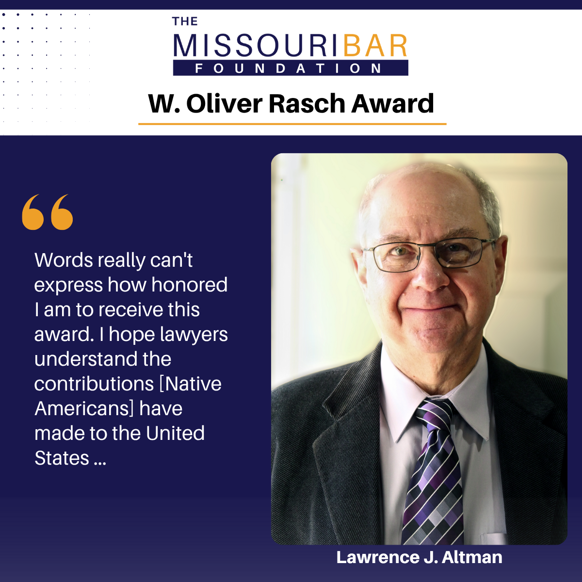Lawrence J. Altman recognized for excellent legal writing