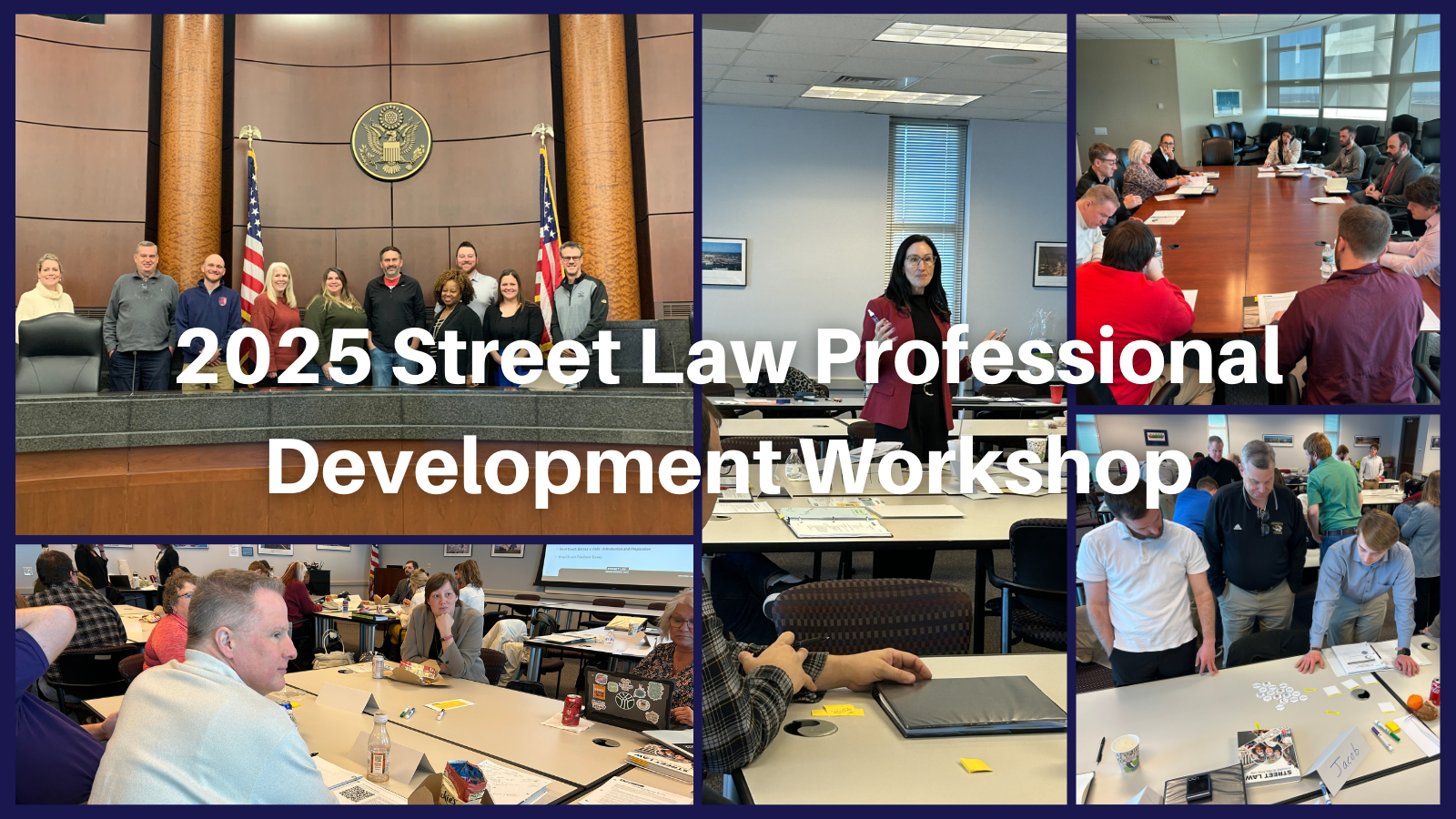 Teachers consider the rule of law and fair and effective courts during ...