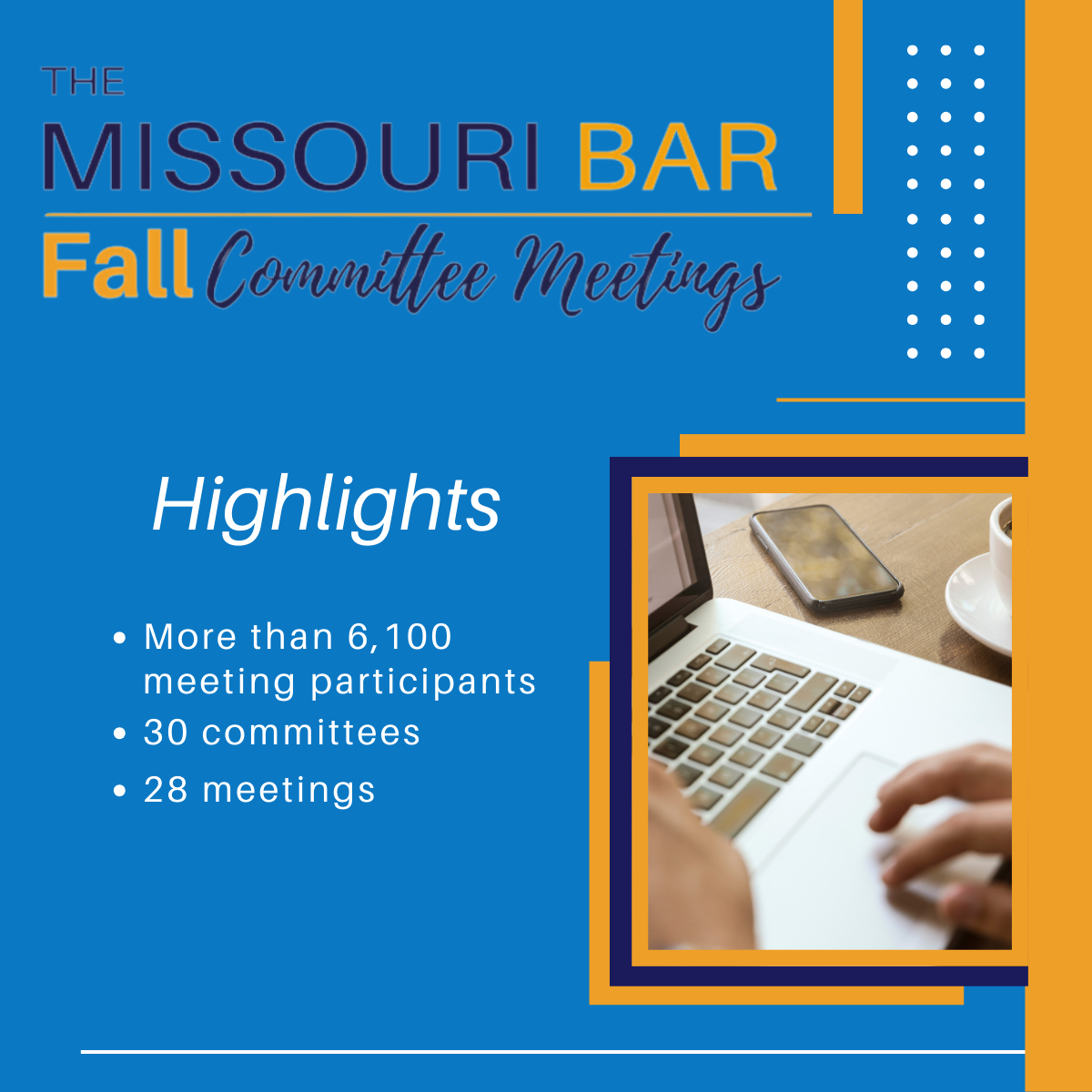 Record-breaking week for Fall Committee Meetings