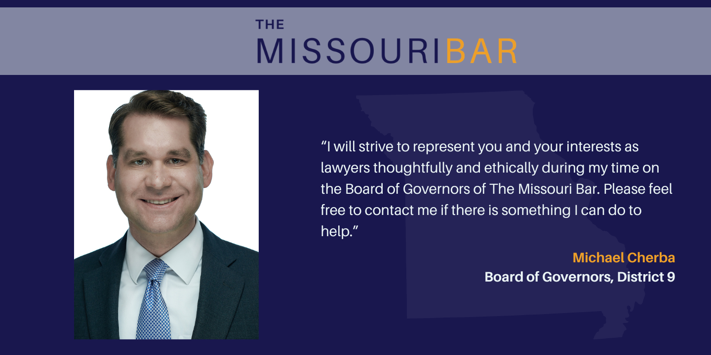 Meet your new Board of Governors: Michael Cherba, District 9