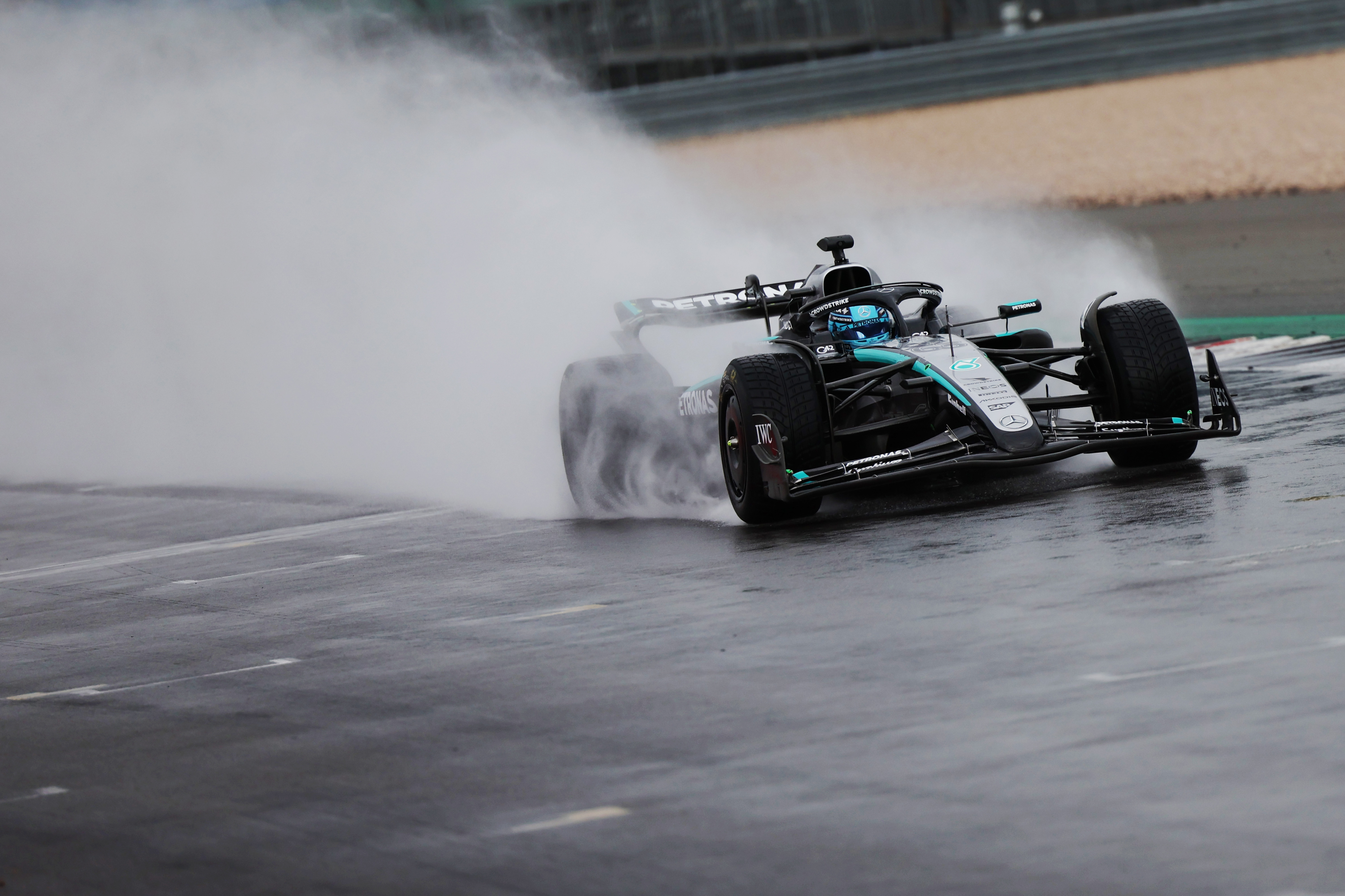 Last day of wet weather testing at Silverstone