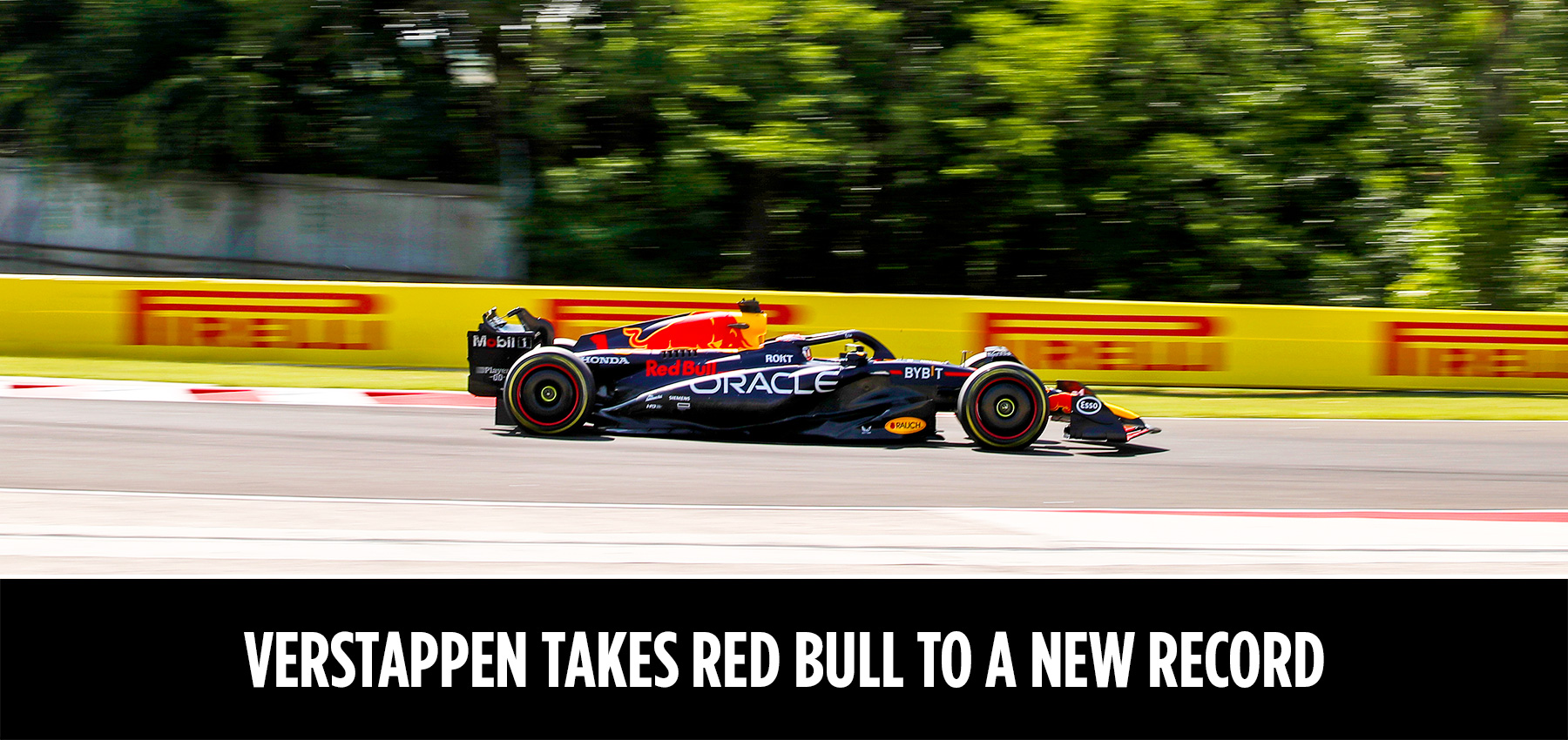 VERSTAPPEN TAKES RED BULL TO A NEW RECORD