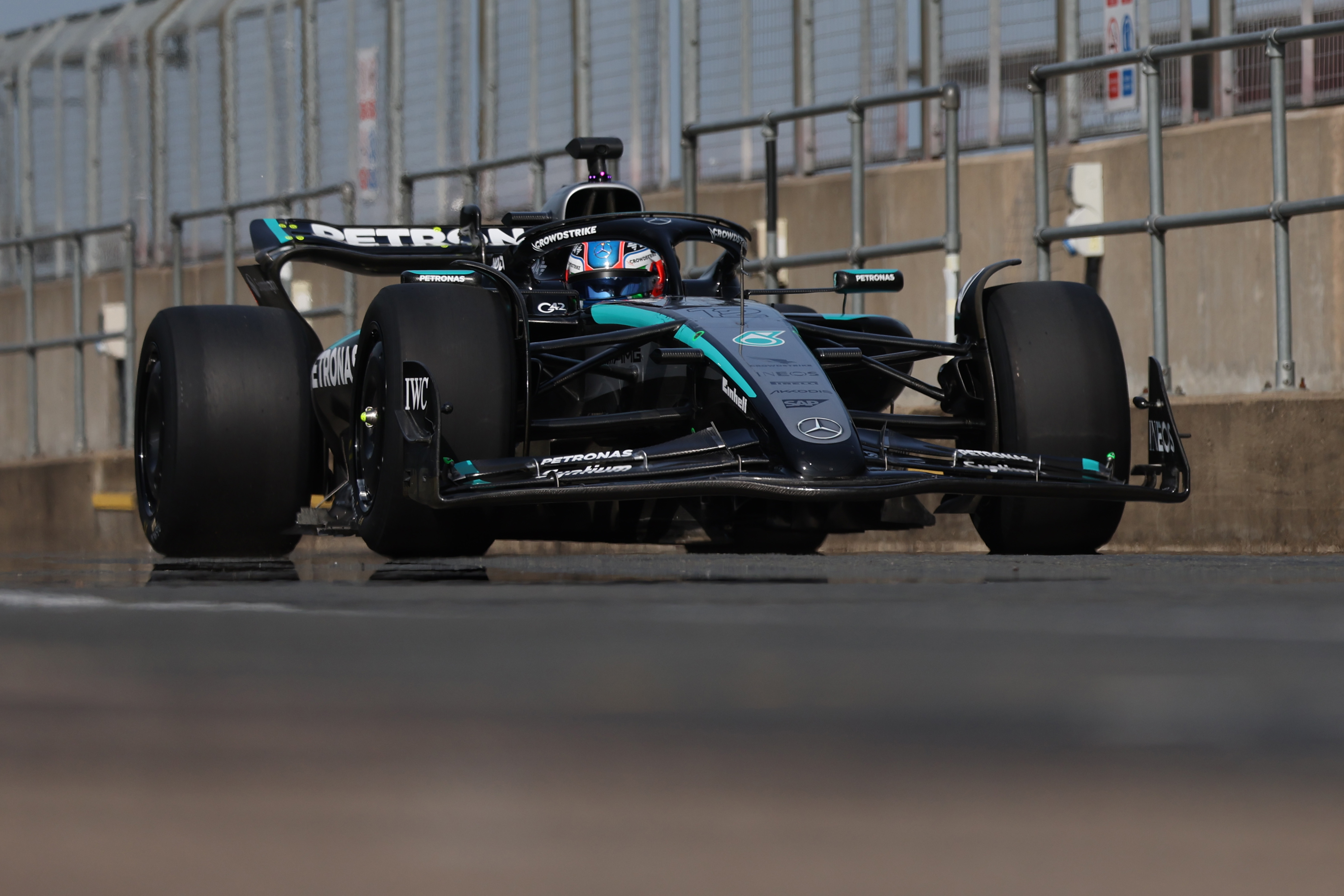 Mercedes working on 2026 rain tyre development at Silverstone