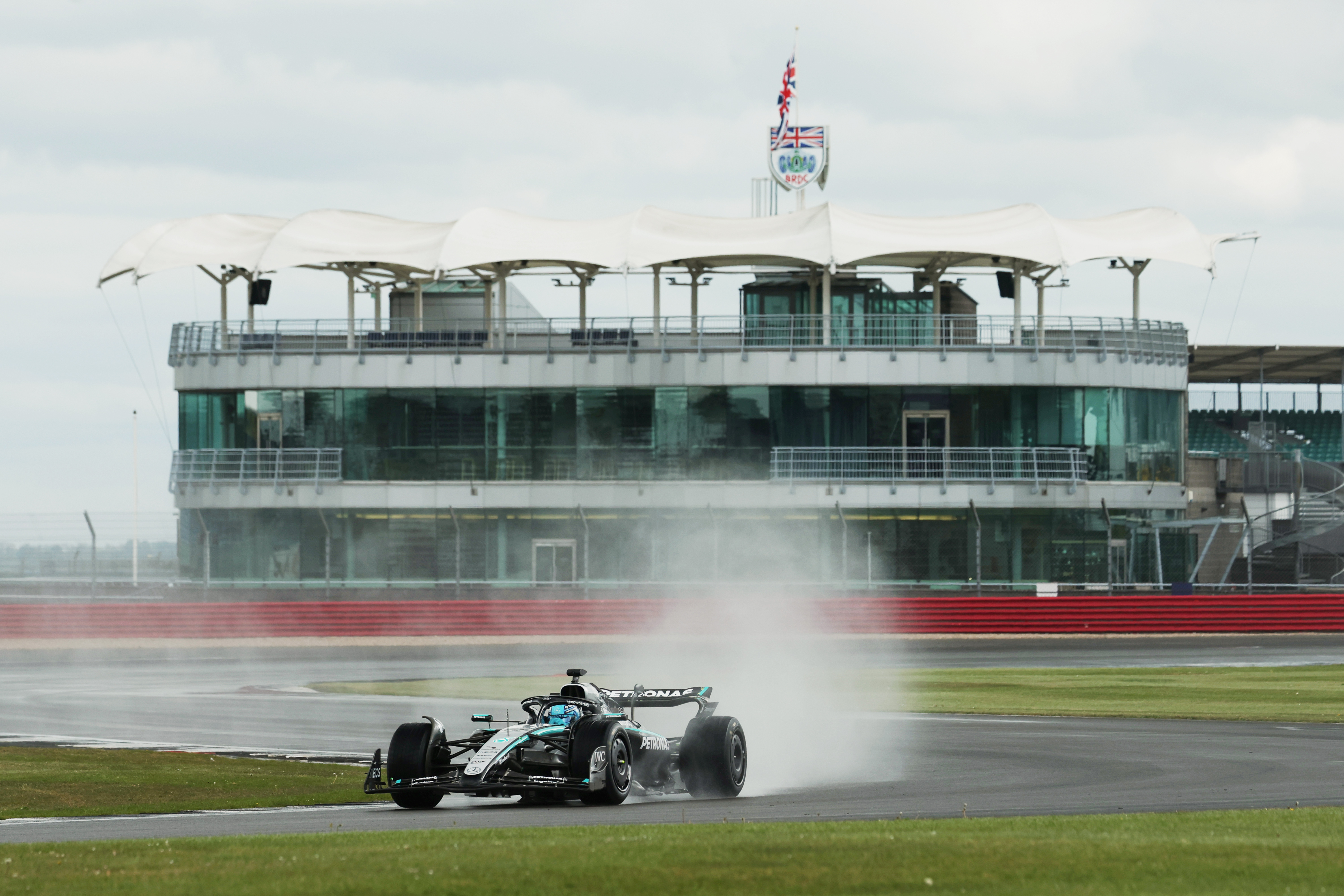 Last day of wet weather testing at Silverstone