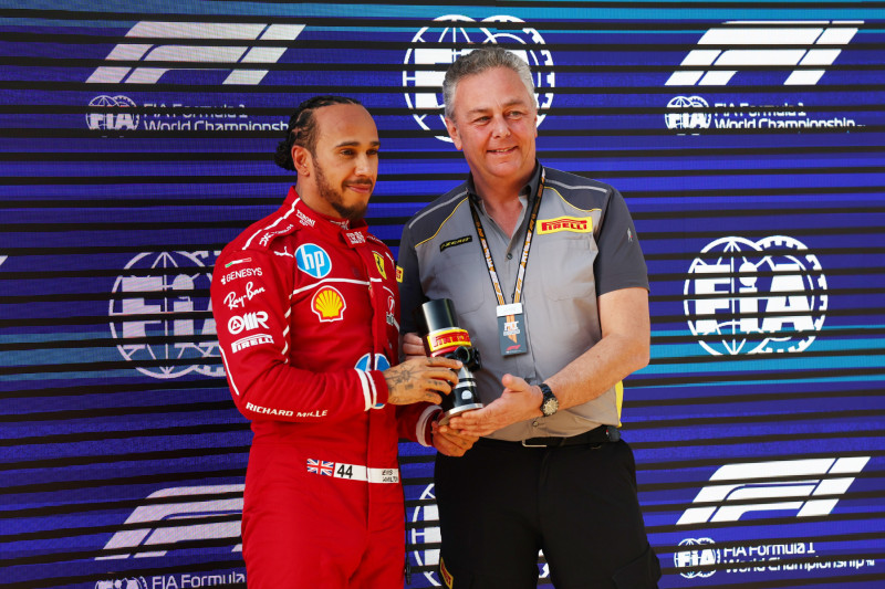 Plenty of grip and a first pole for Hamilton in red