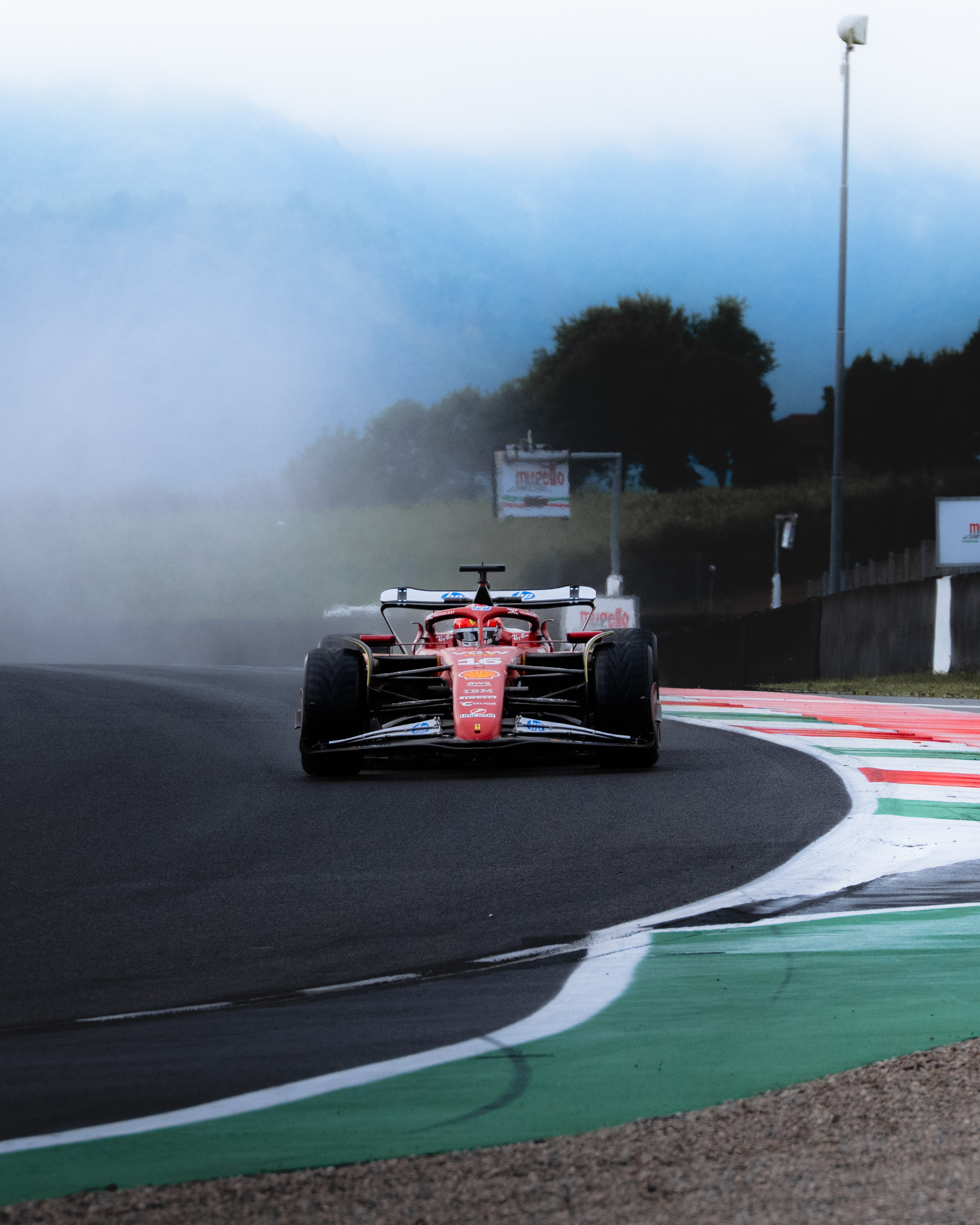 Once again, rain affects Mugello testing