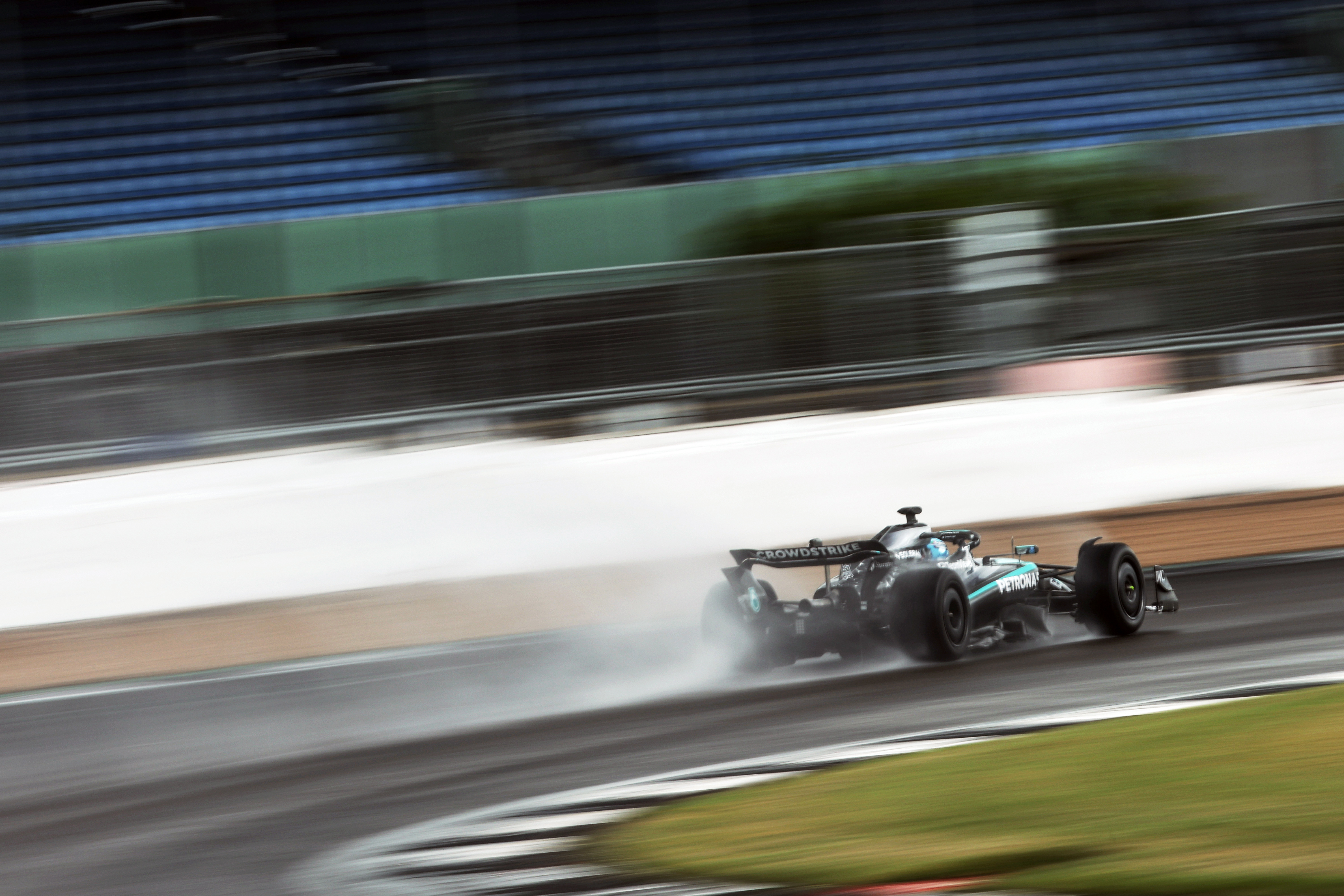 Last day of wet weather testing at Silverstone