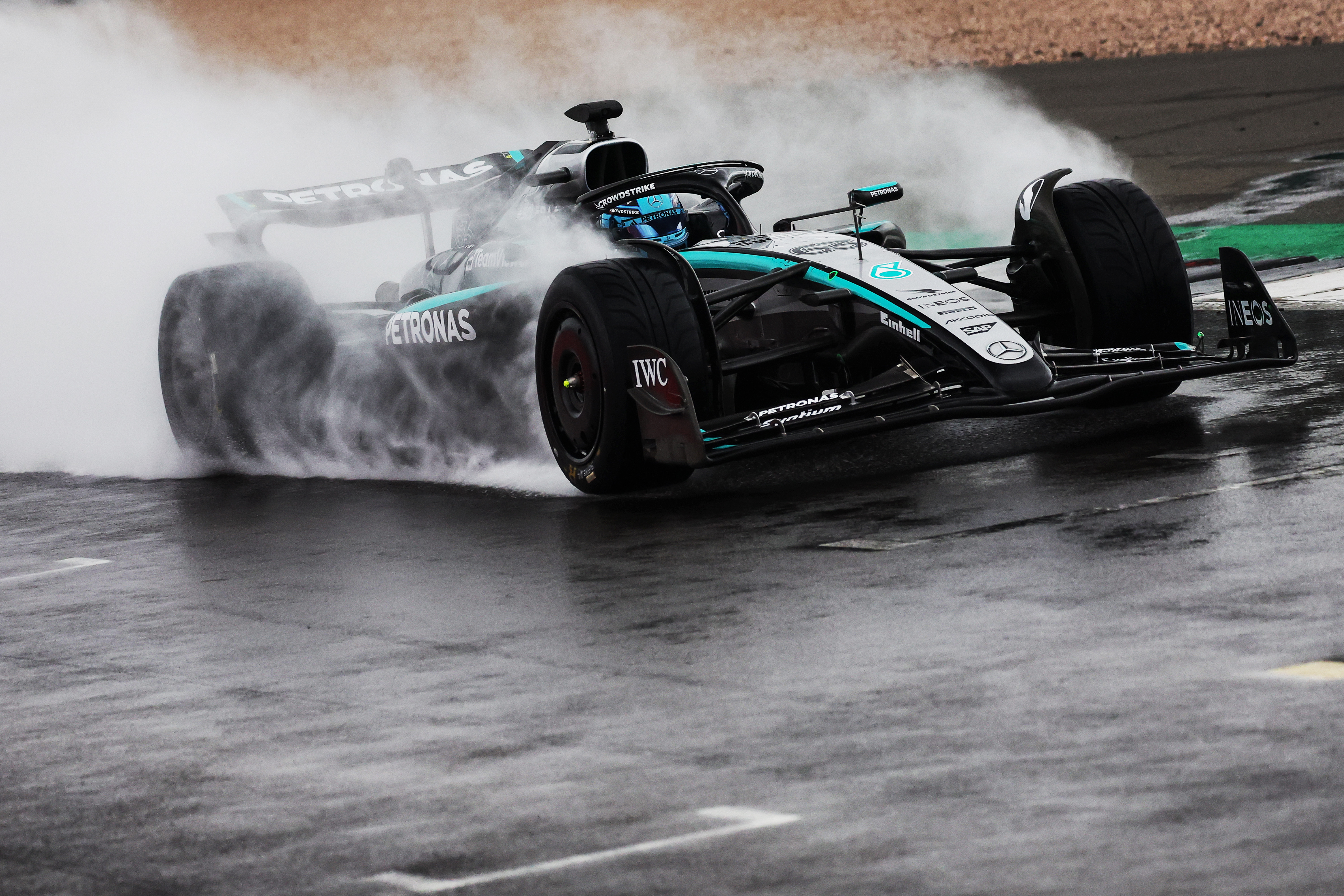 Last day of wet weather testing at Silverstone