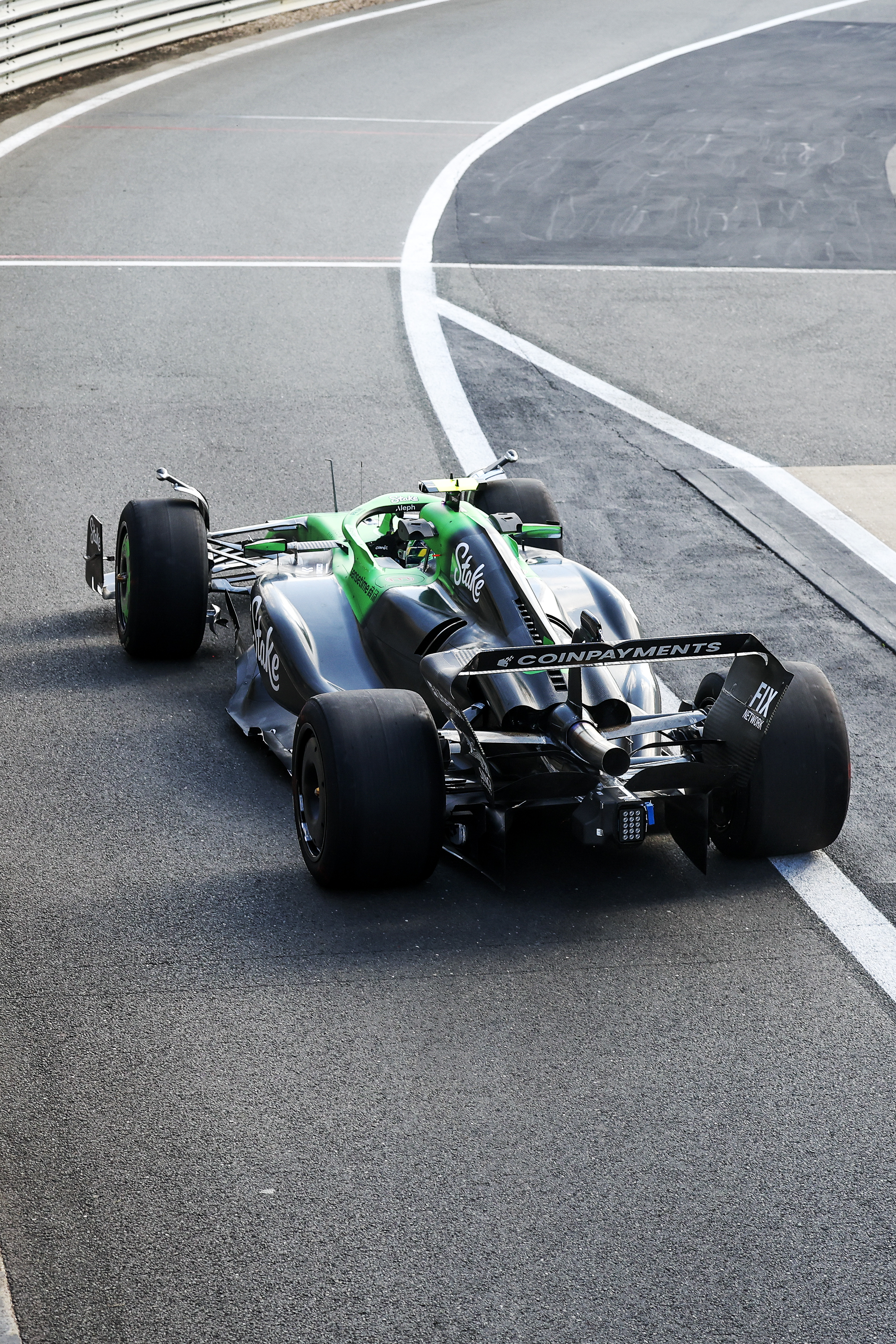 A green and gold day for 2026 Pirelli tyre development