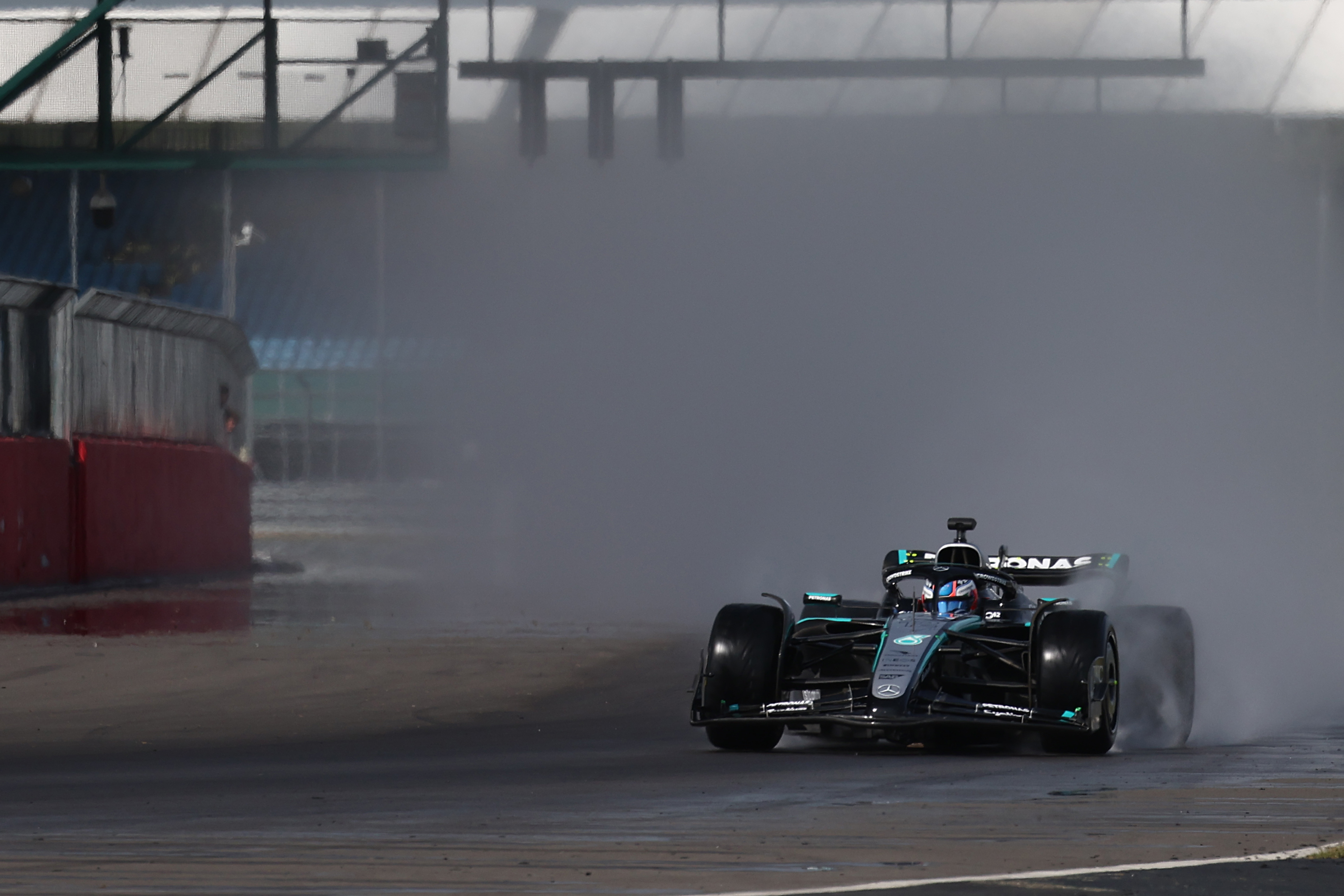 Mercedes working on 2026 rain tyre development at Silverstone