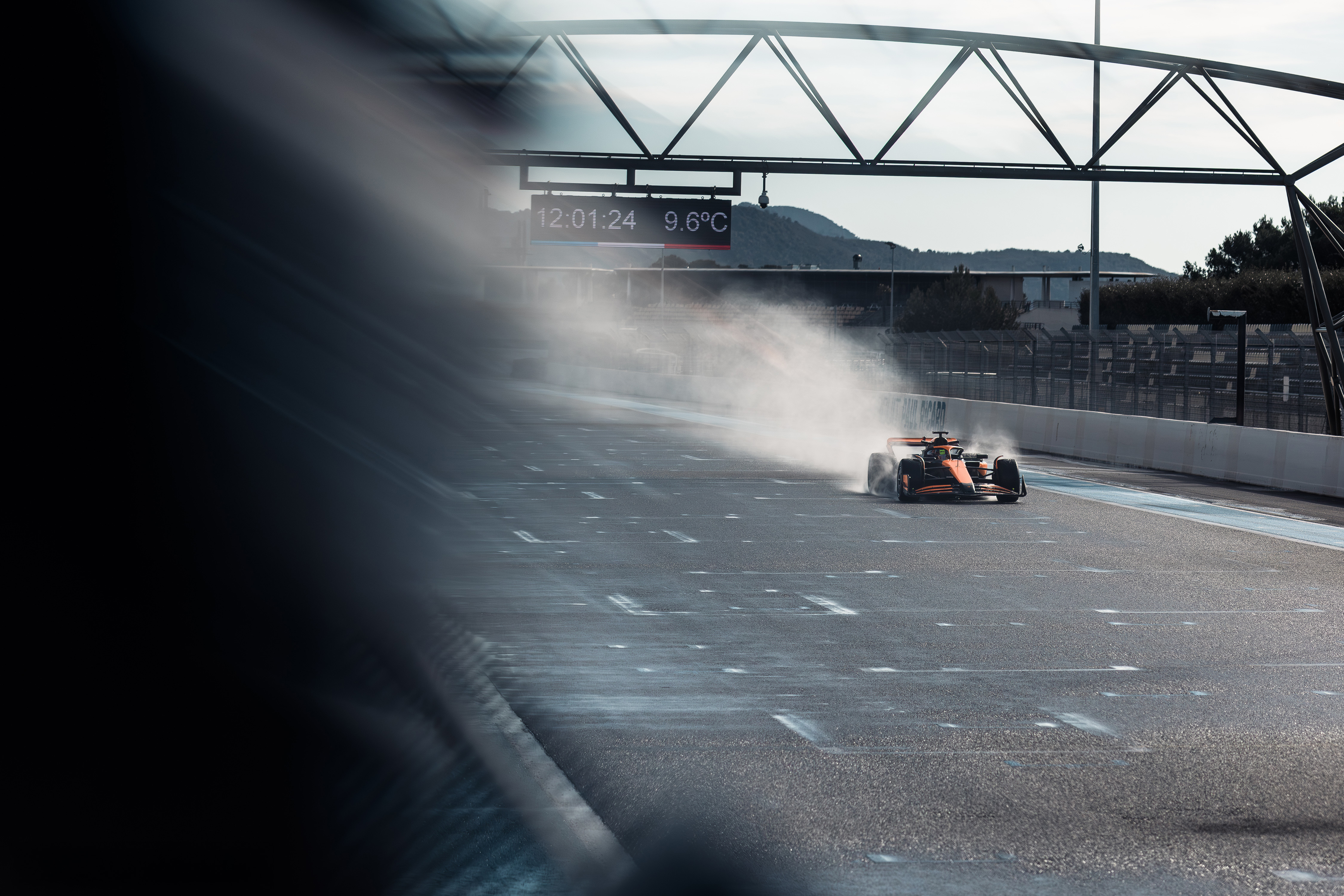 First test of 2025 for the next generation of wet weather tyres
