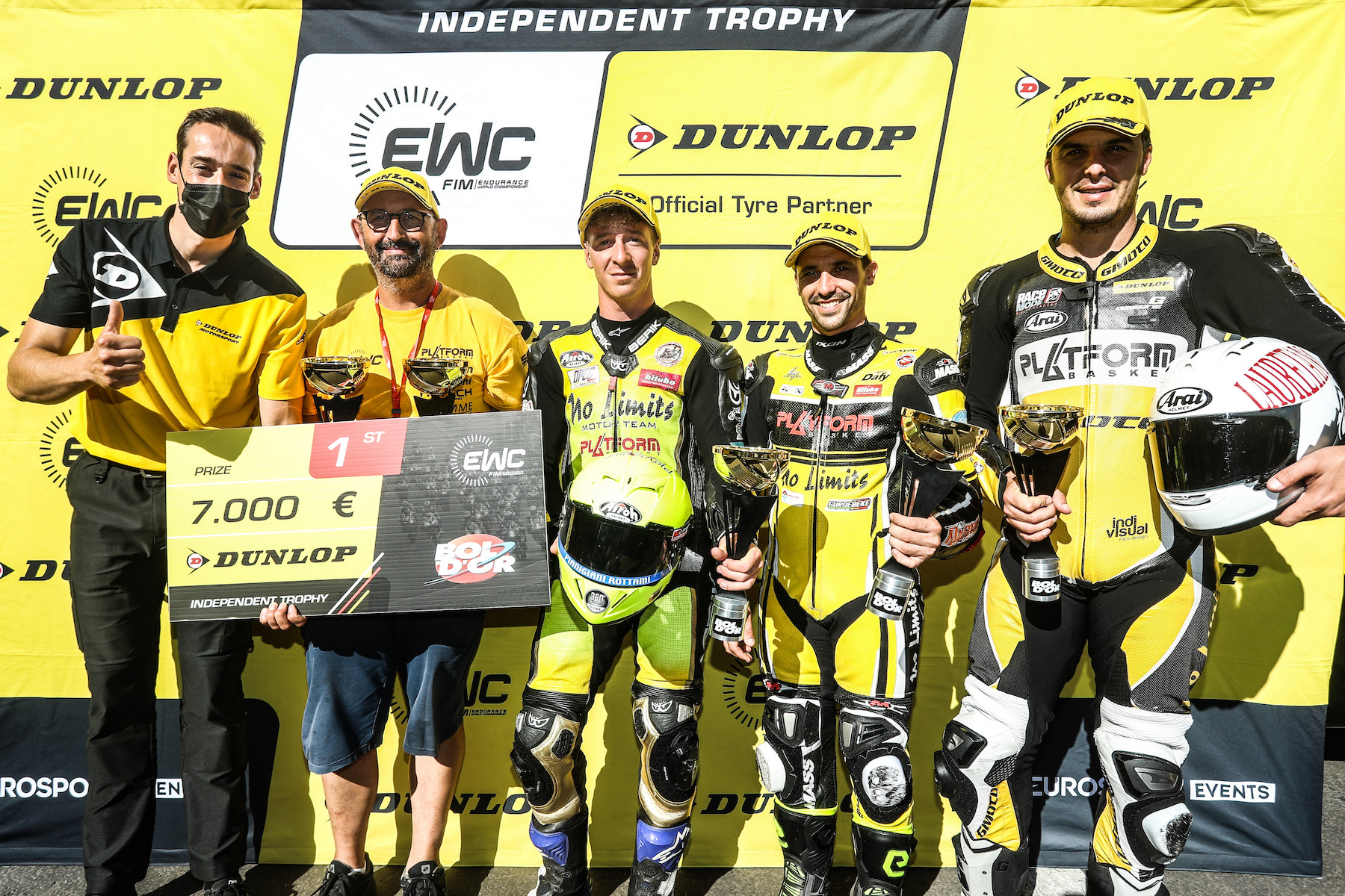 Dunlop teams finish on the podium in hard-fought Bol d’Or endurance race