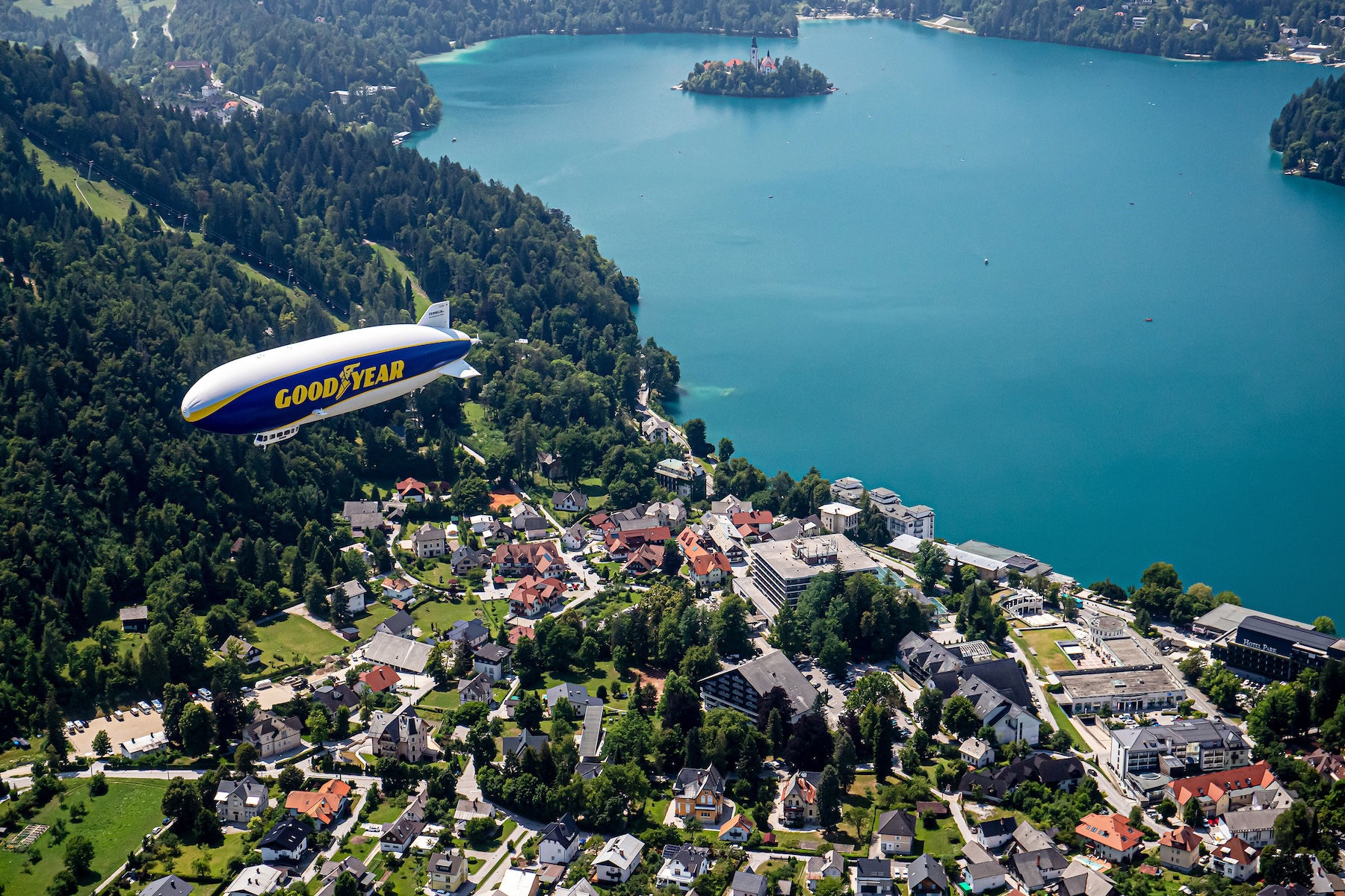 The Goodyear Blimp Celebrates 100 Years in the Sky with a 100+ City ...