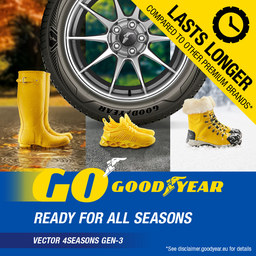 Goodyear UK invests in Vector 4Seasons Gen-3 TV campaign