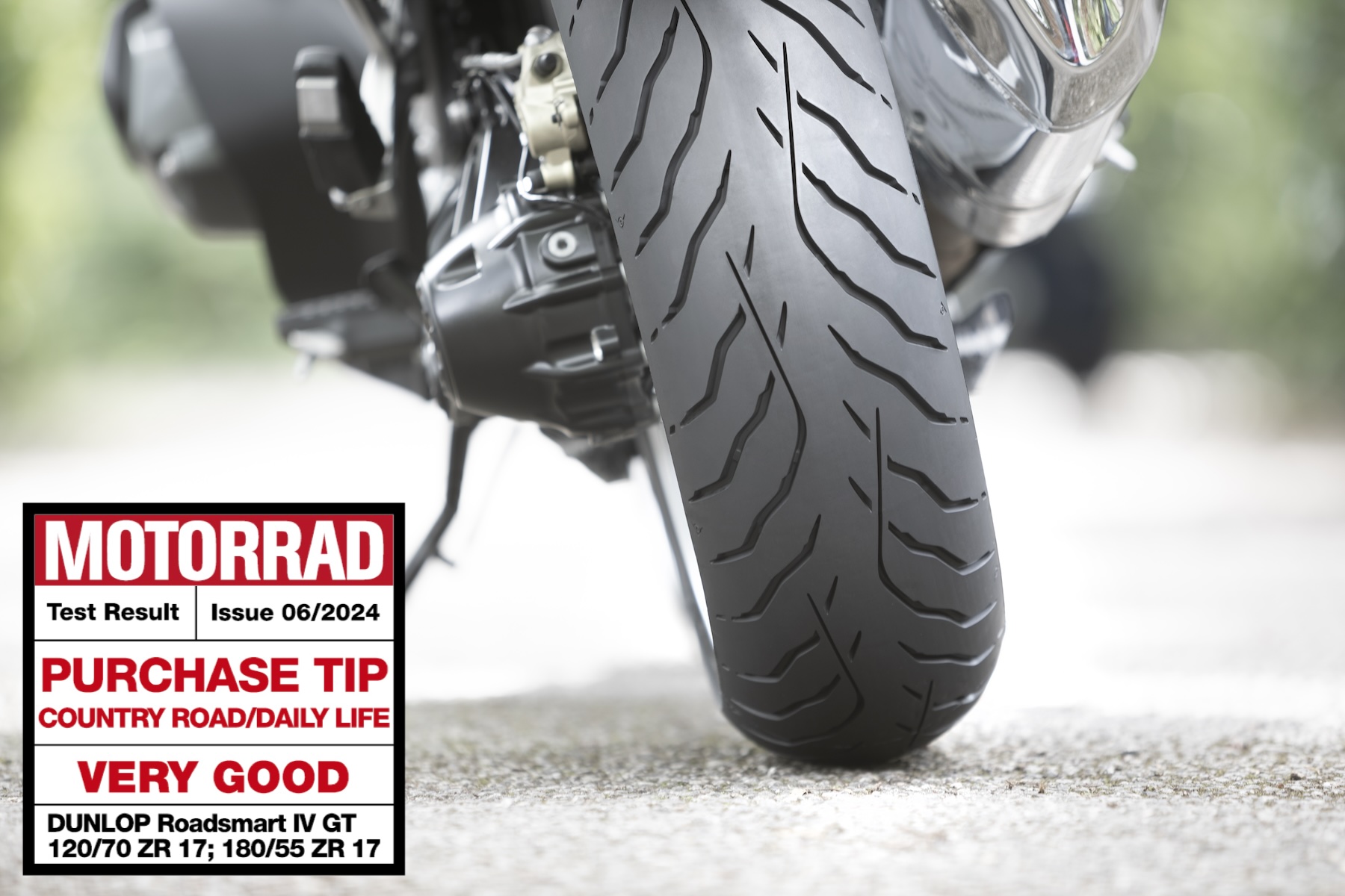 Dunlop RoadSmart IV rated ‘Very Good’ in Motorrad magazine test