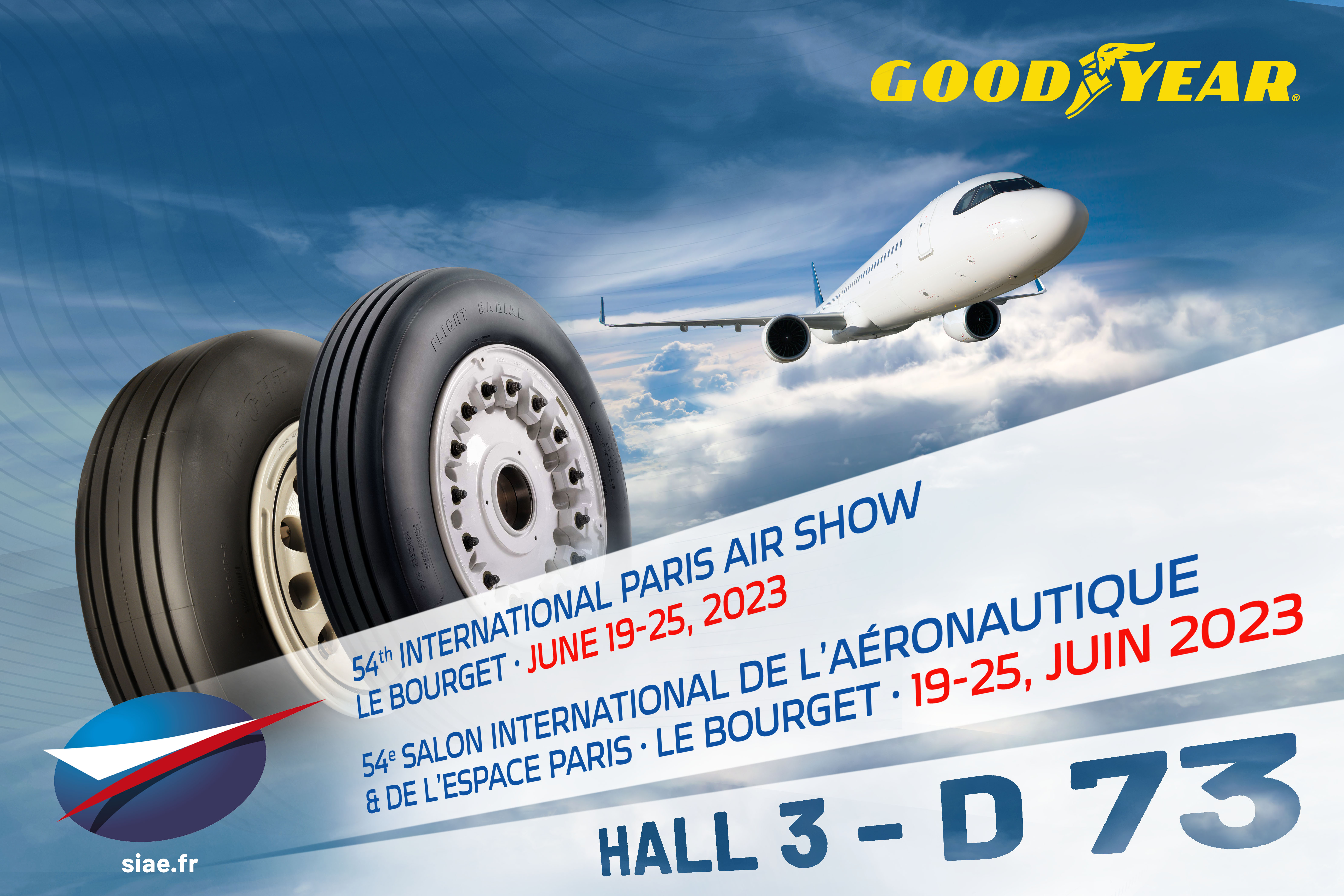 Goodyear to exhibit at Paris Air Show