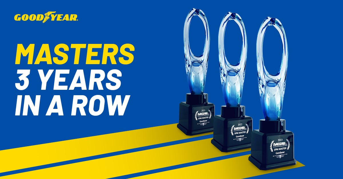 Goodyear achieves DAF’s highest supplier rating for third consecutive year