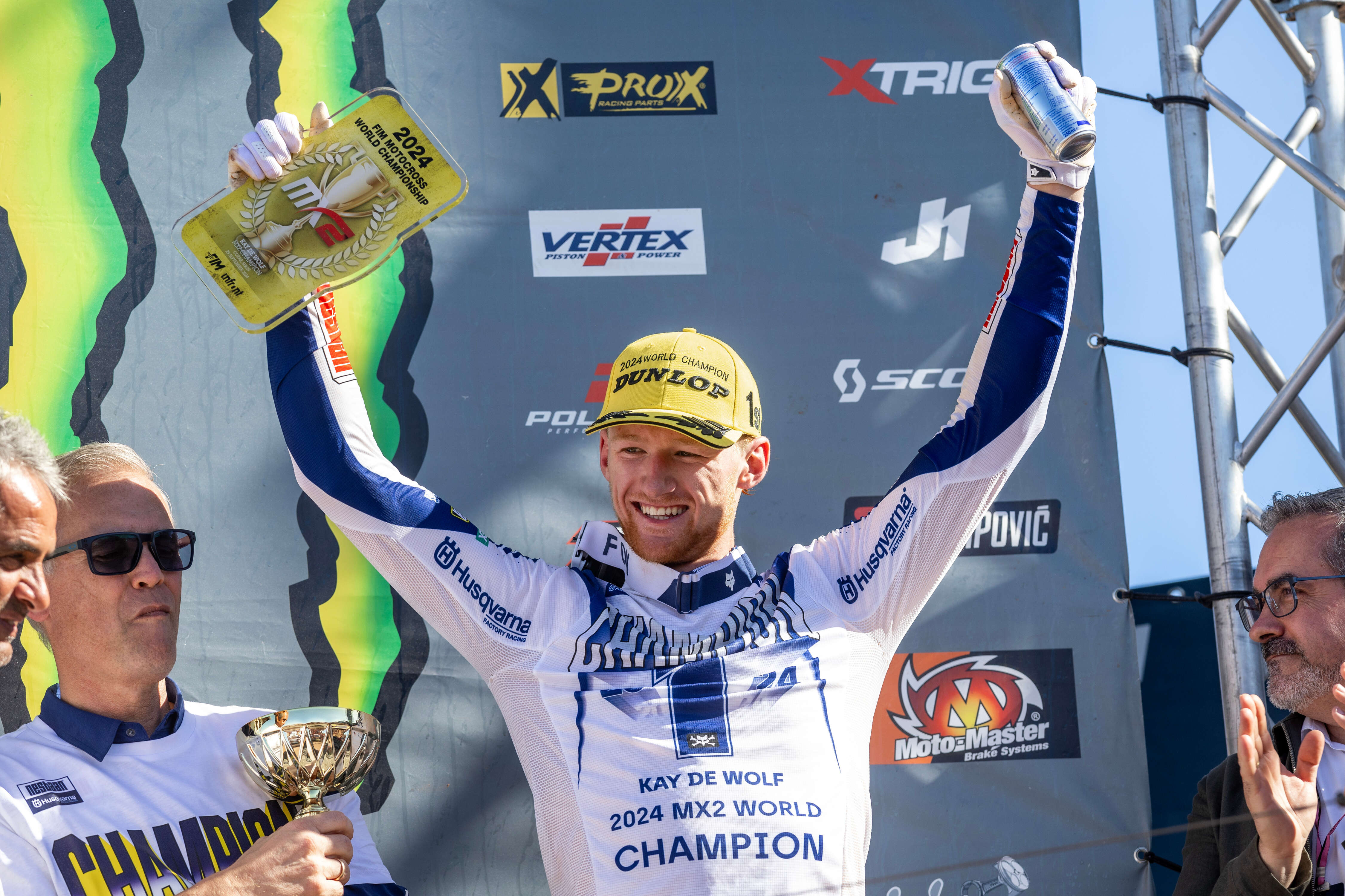 Dunlop rider Kay de Wolf crowned 2024 MX2 World Champion