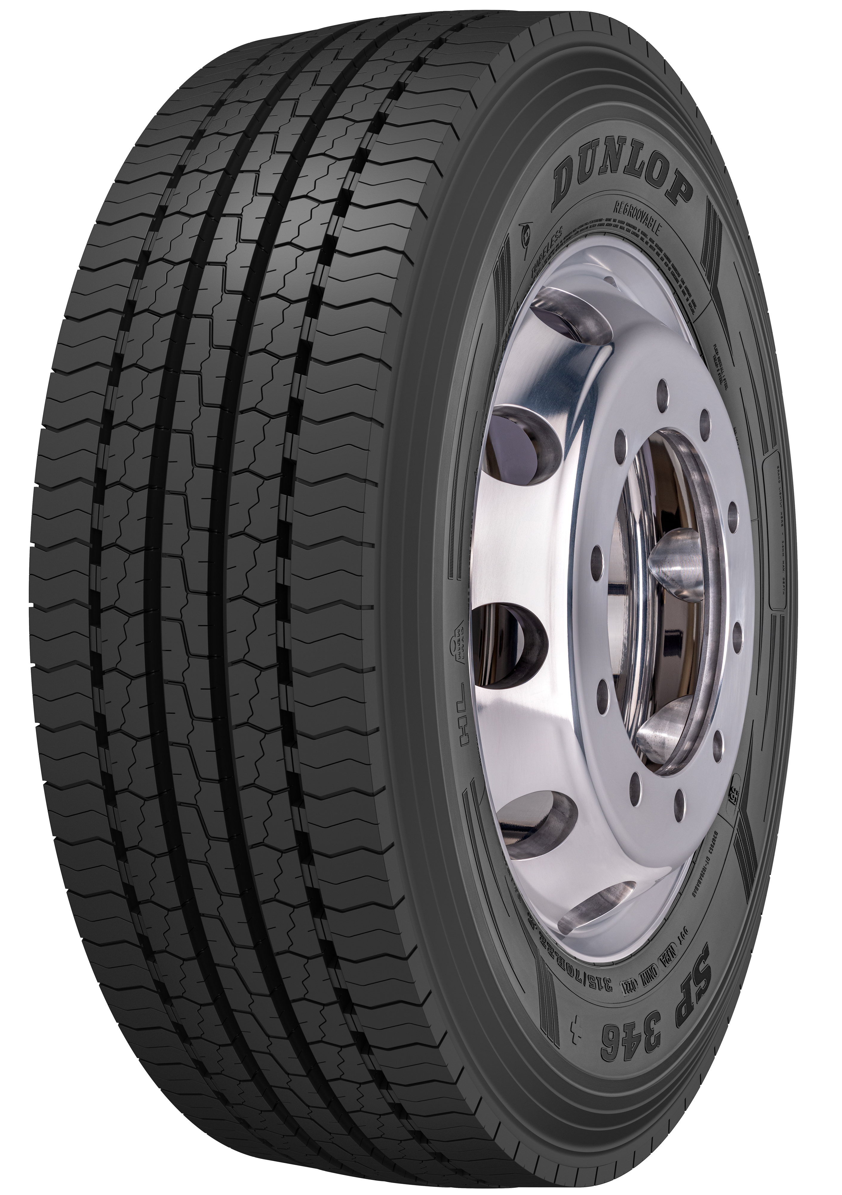 New Dunlop SP346+ steer tyre
