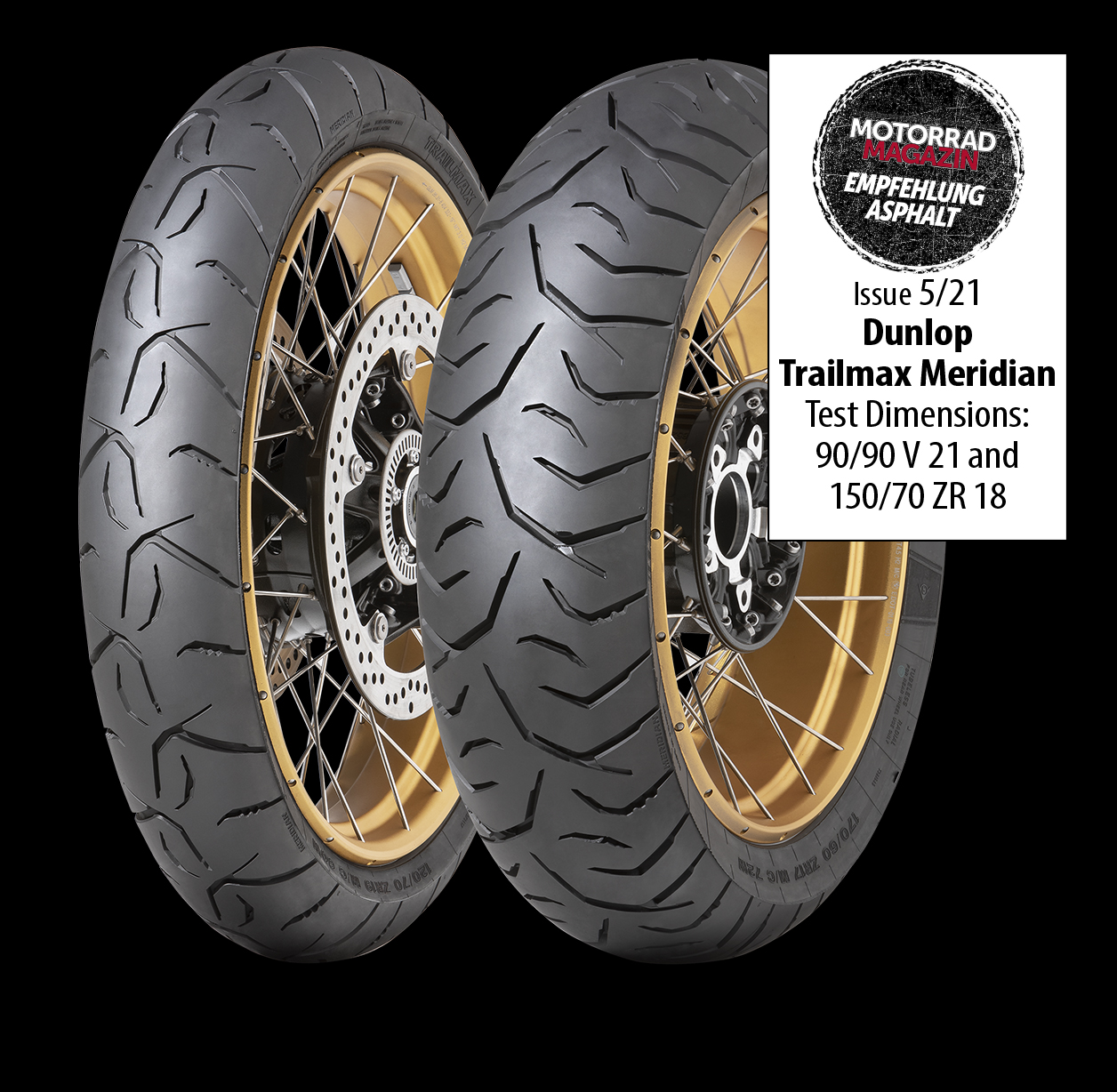 Motorrad Magazin names Dunlop Trailmax Meridian the ‘asphalt emperor’