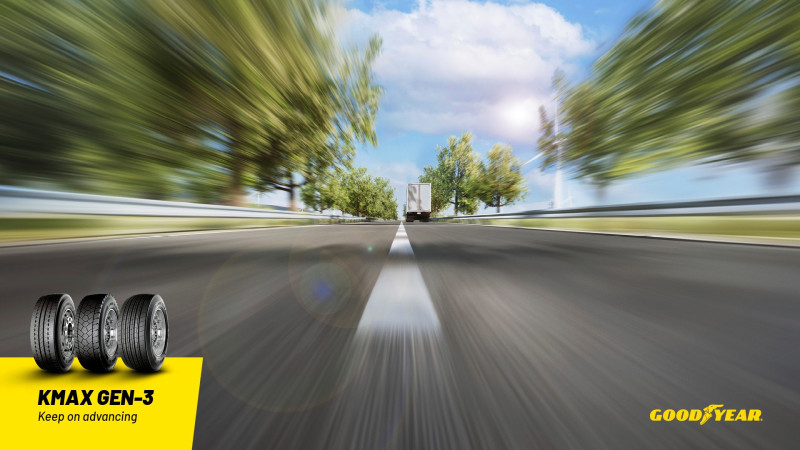 Goodyear launches KMAX GEN-3: new generation of mileage focused truck tires
