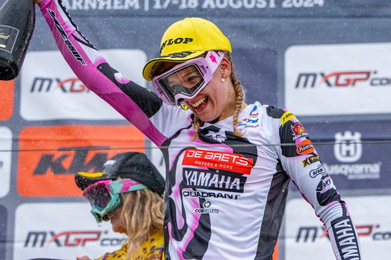 Dunlop rider Lotte van Drunen crowned 2024 Women’s Motocross champion