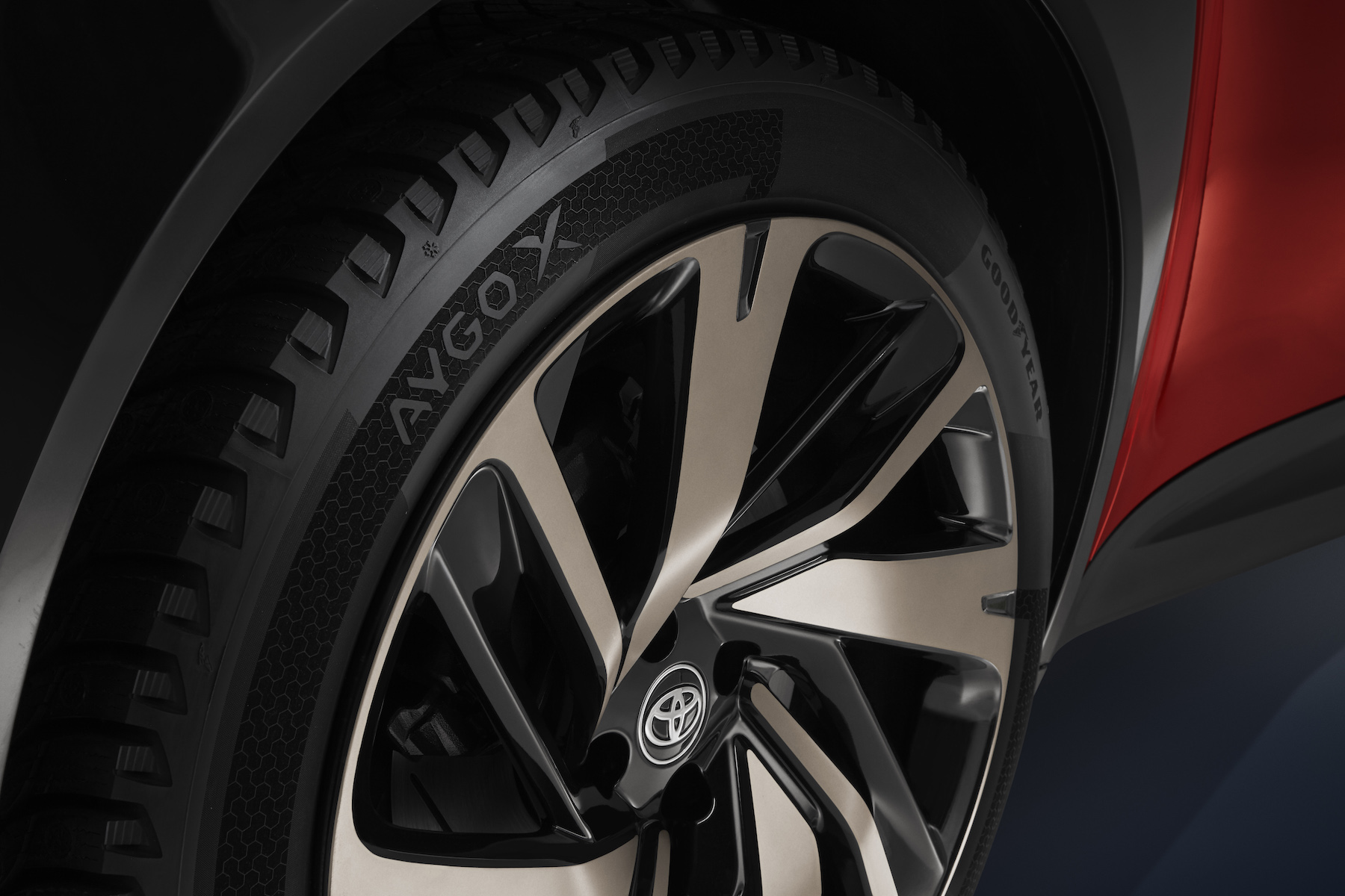 Goodyear designs rugged concept tire for Toyota Aygo X prologue