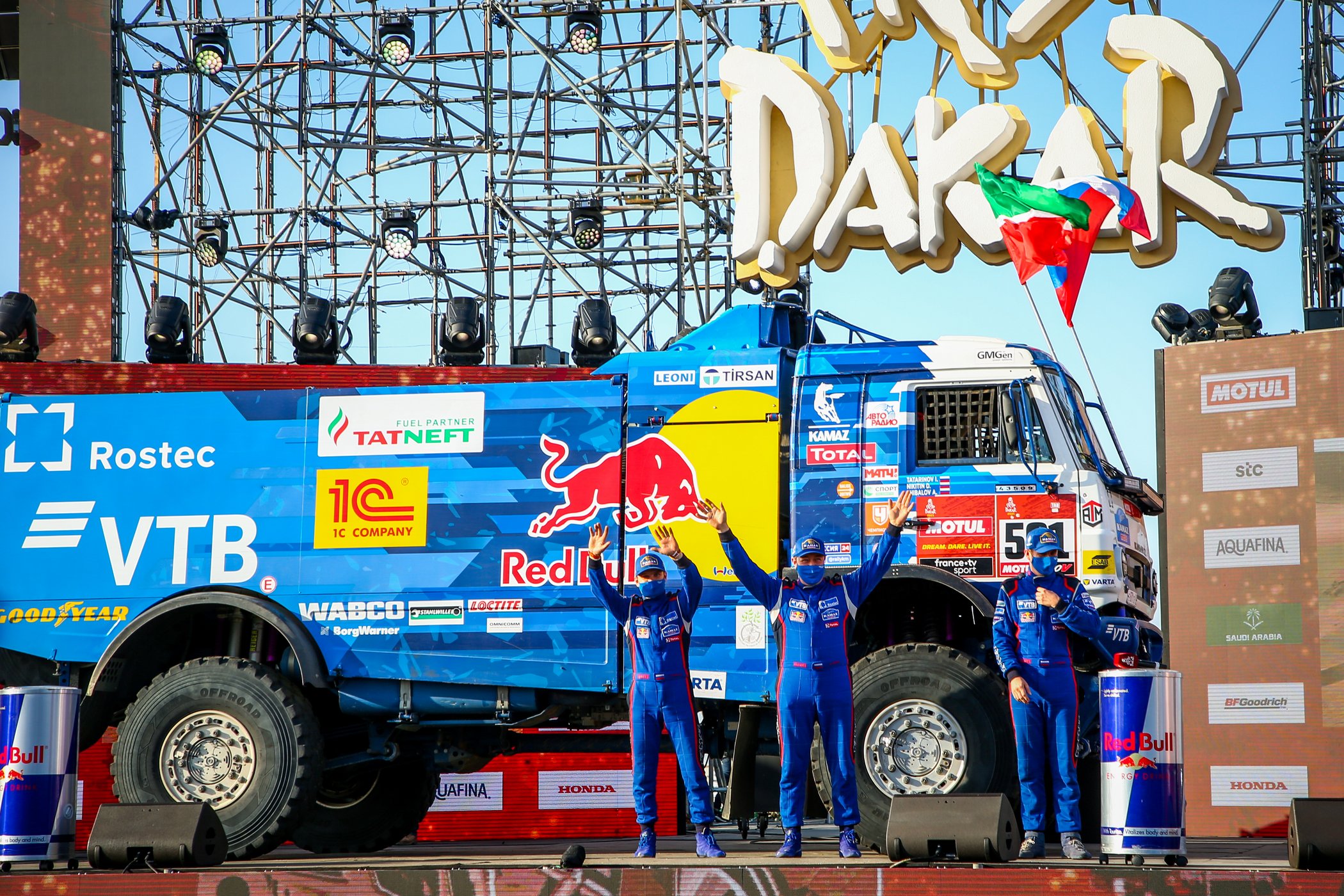 KAMAZ-Master Team Secure Top 3 Podium Position for the Goodyear ...