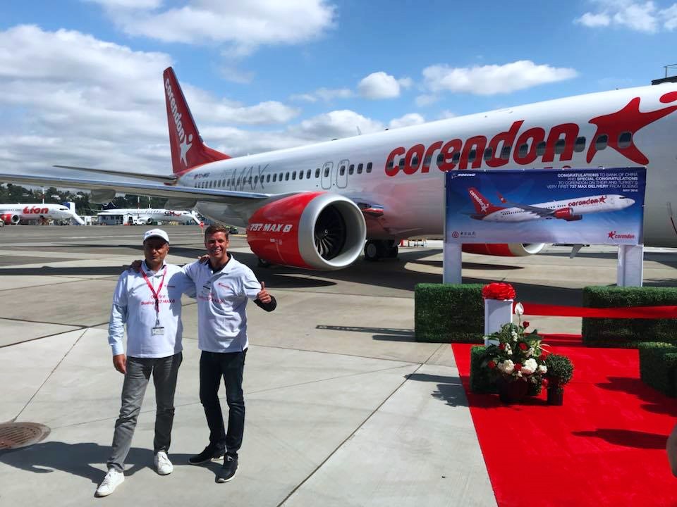 Corendon verwelkomt Boeing 737 MAX op Schiphol