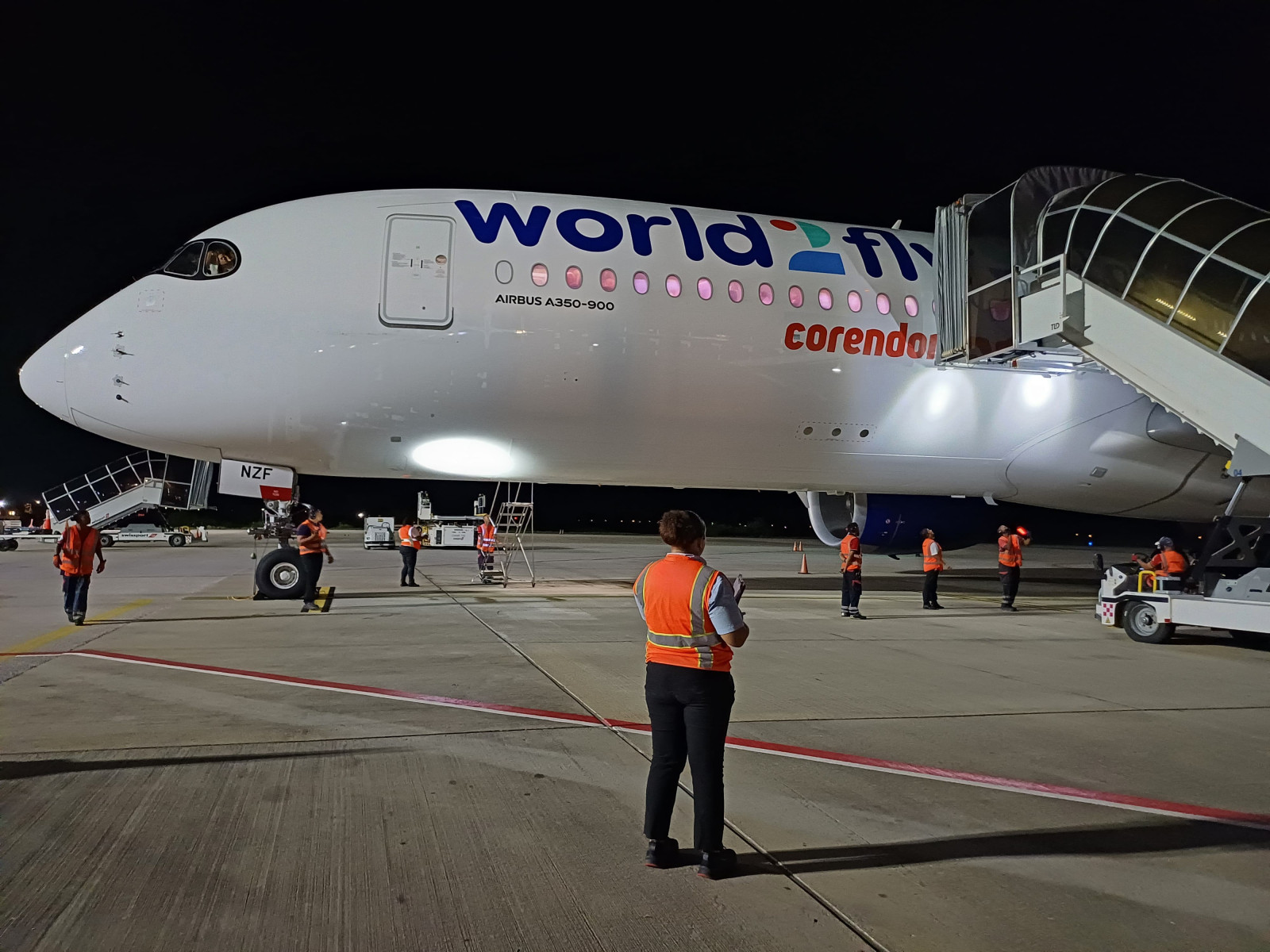 Corendon viert eerste vlucht met eigen toestel naar Bonaire