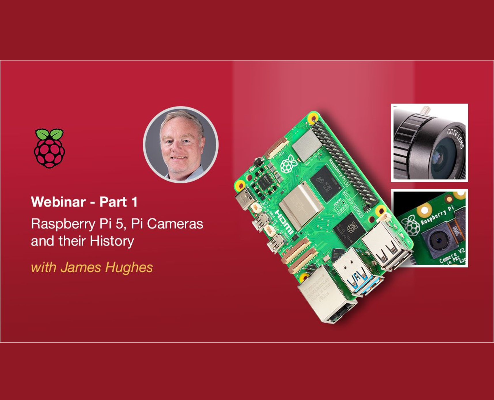 element14 Community hosts educational webinars on the Raspberry Pi camera range