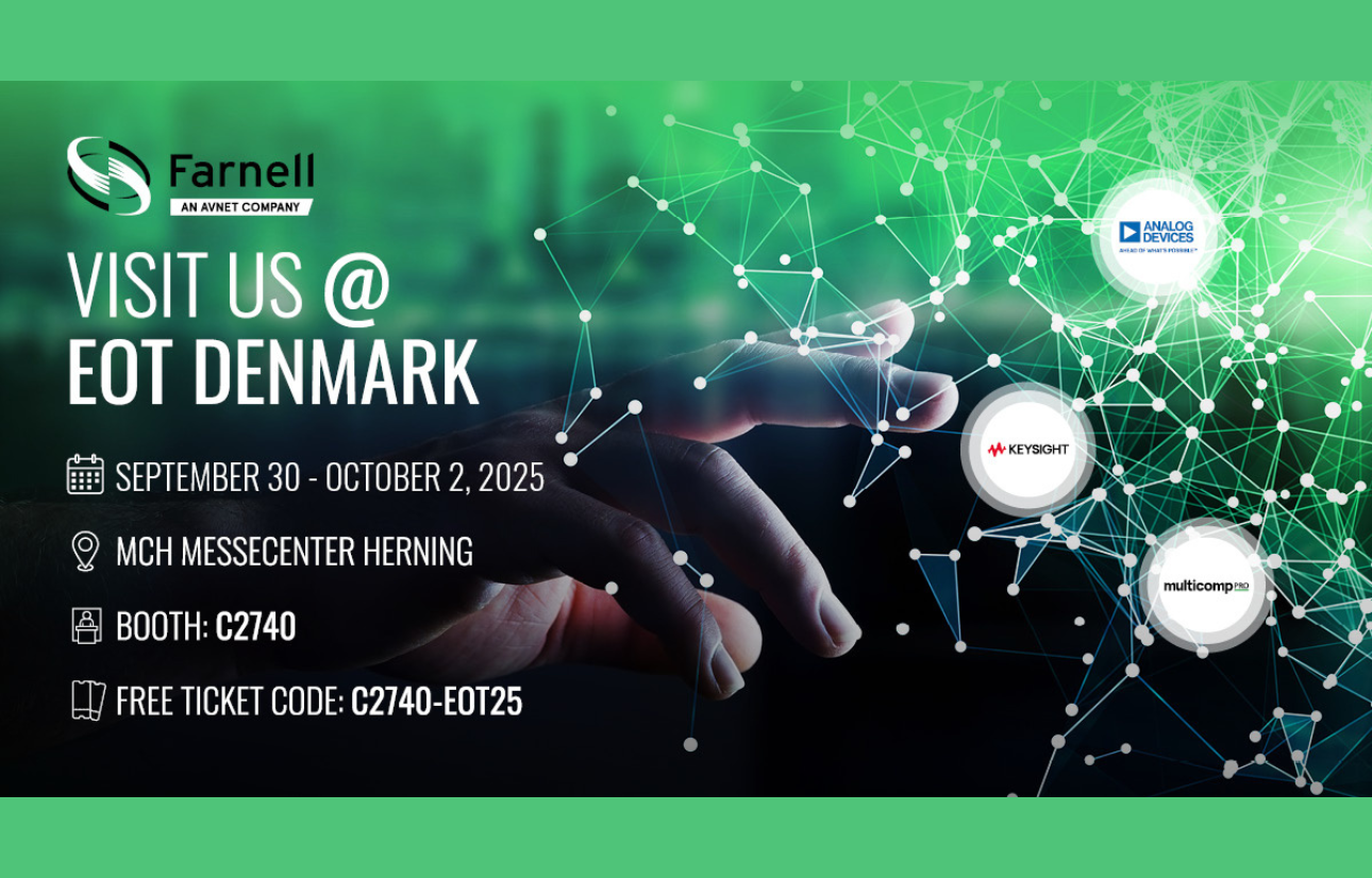 Farnell to exhibit at Electronics of Tomorrow 2025