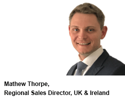 Mathew Thorpe, Regional Sales Director, UK & Ireland