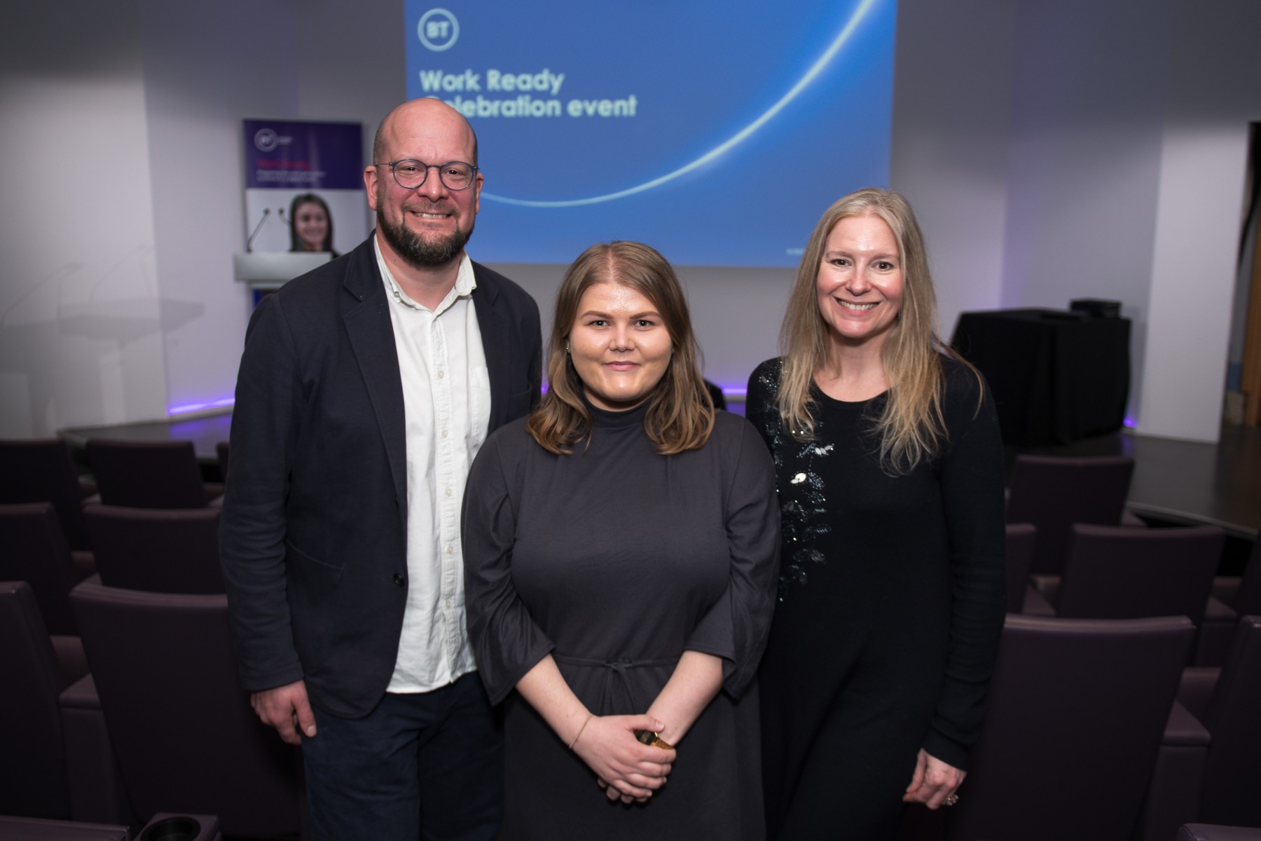 Celebration for BT Work Ready graduates in London