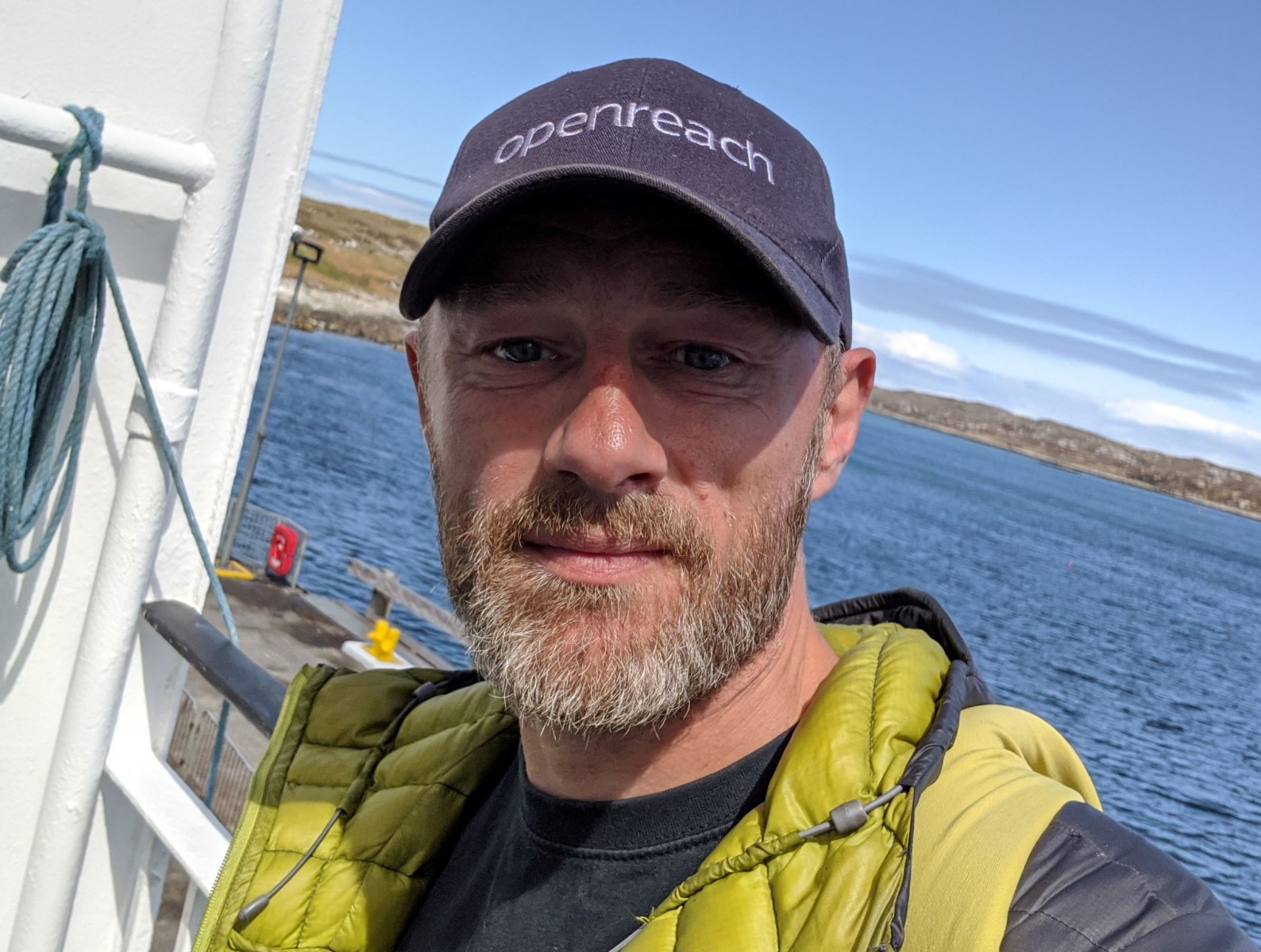 Engineer camps out to keep Coll connected