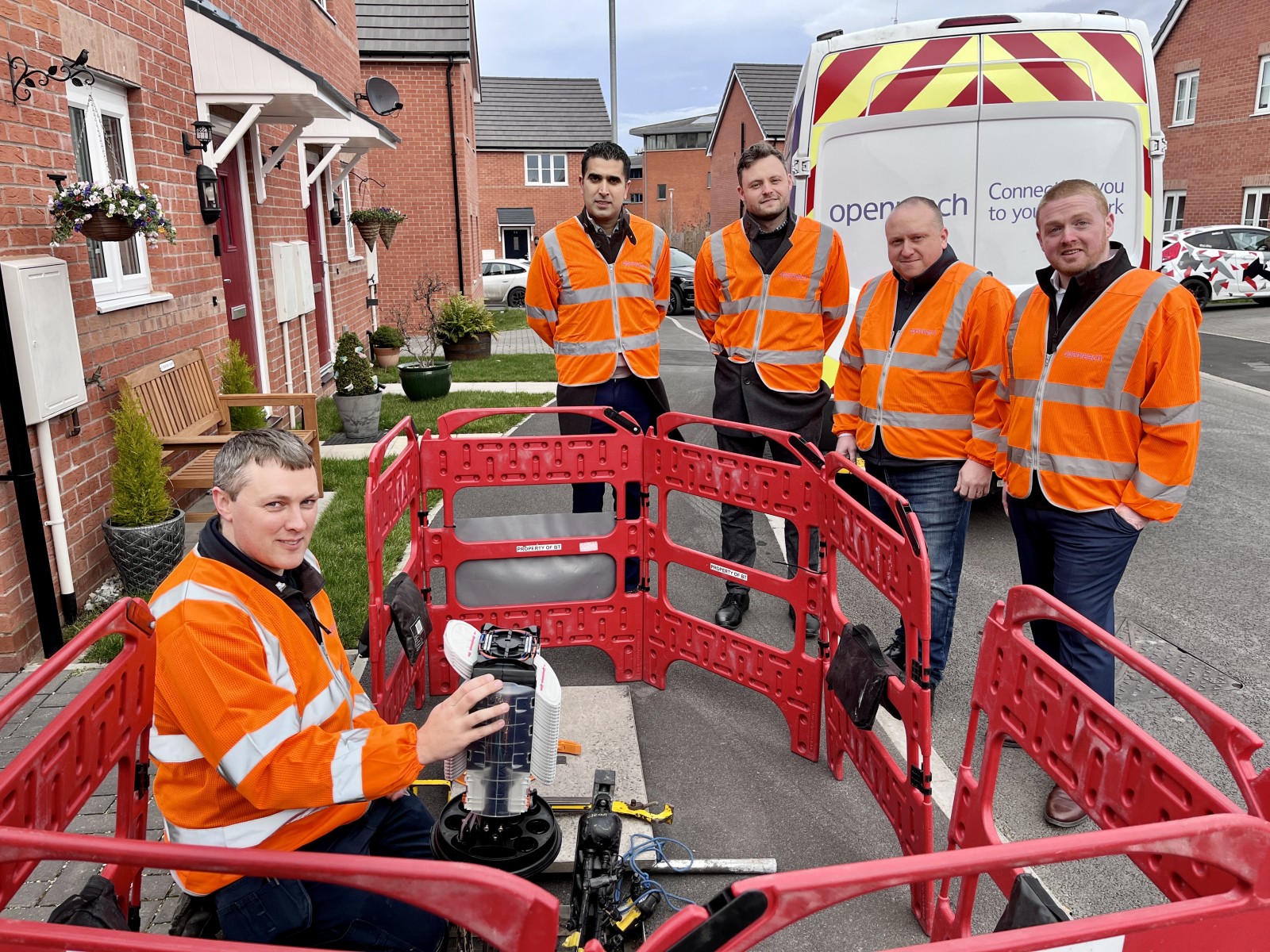 Mansfield Mp Gets To Grips With Openreach Broadband Build