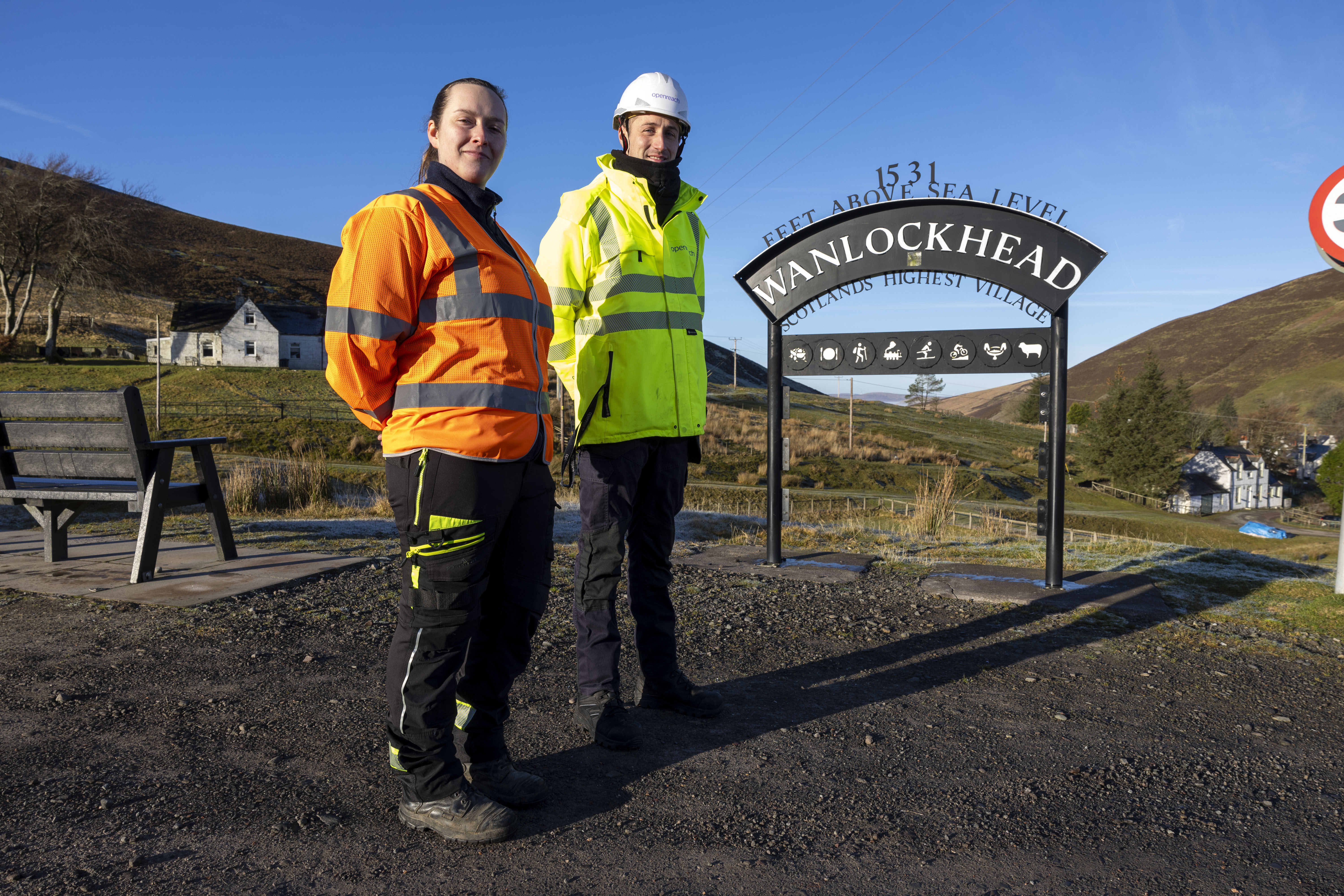 Full Fibre broadband reaches Scotland's highest village
