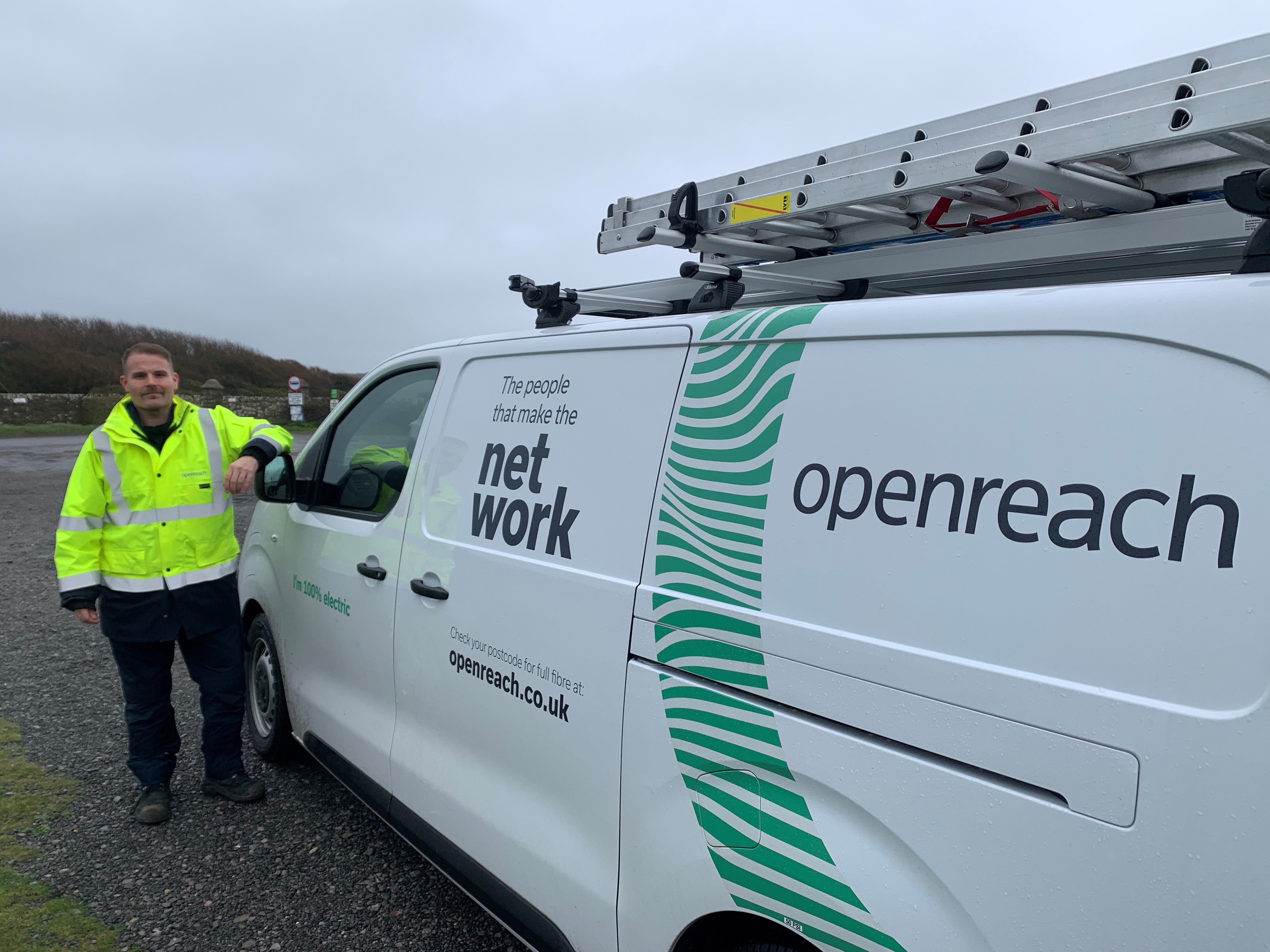 Openreach charge ahead with 4000th electric vehicle